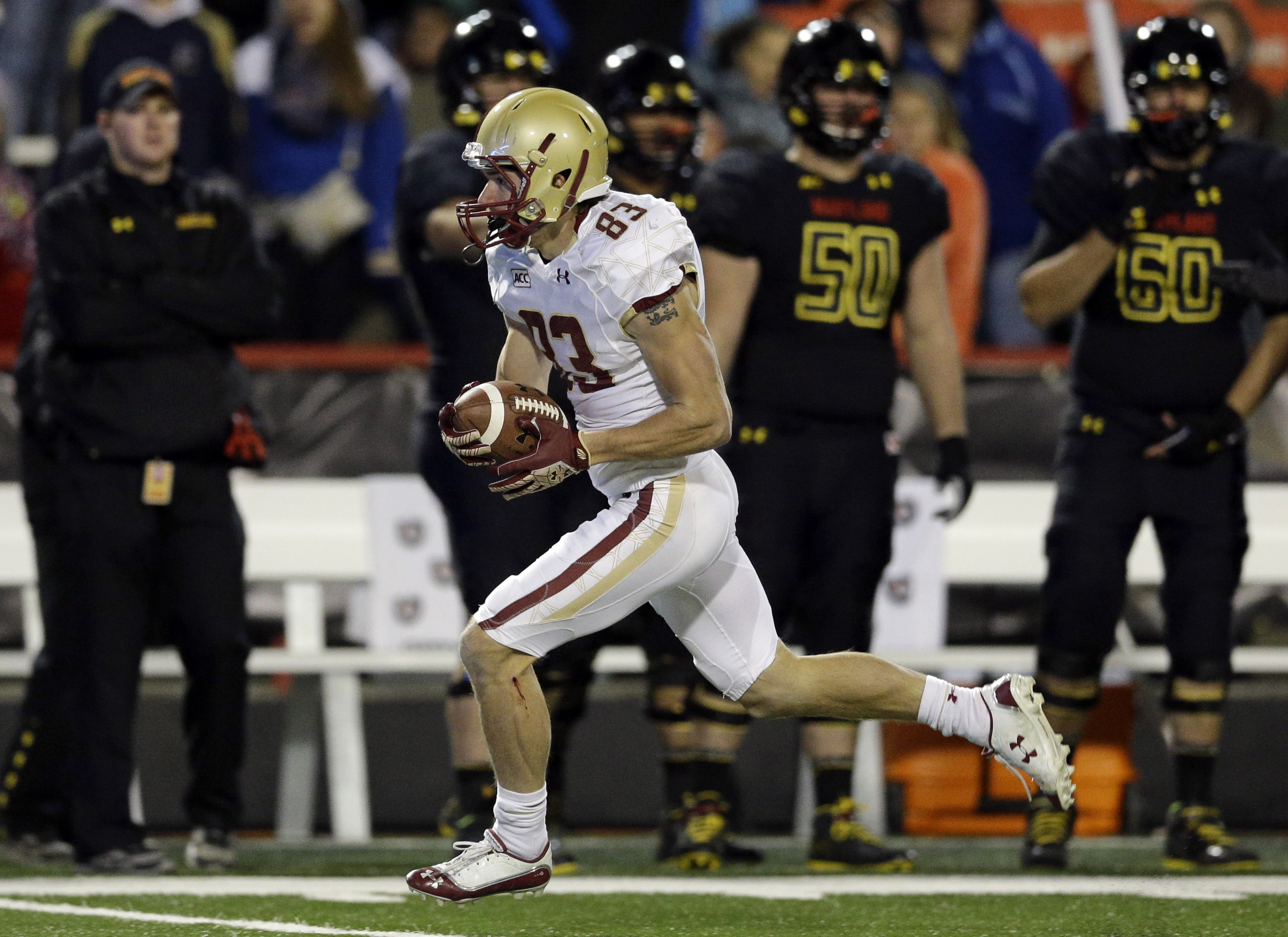 Receptions record mattered little to BC’s Alex Amidon - The Boston Globe