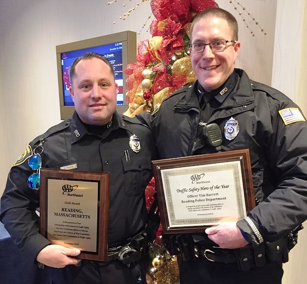 Reading Police receive AAA honors - The Boston Globe