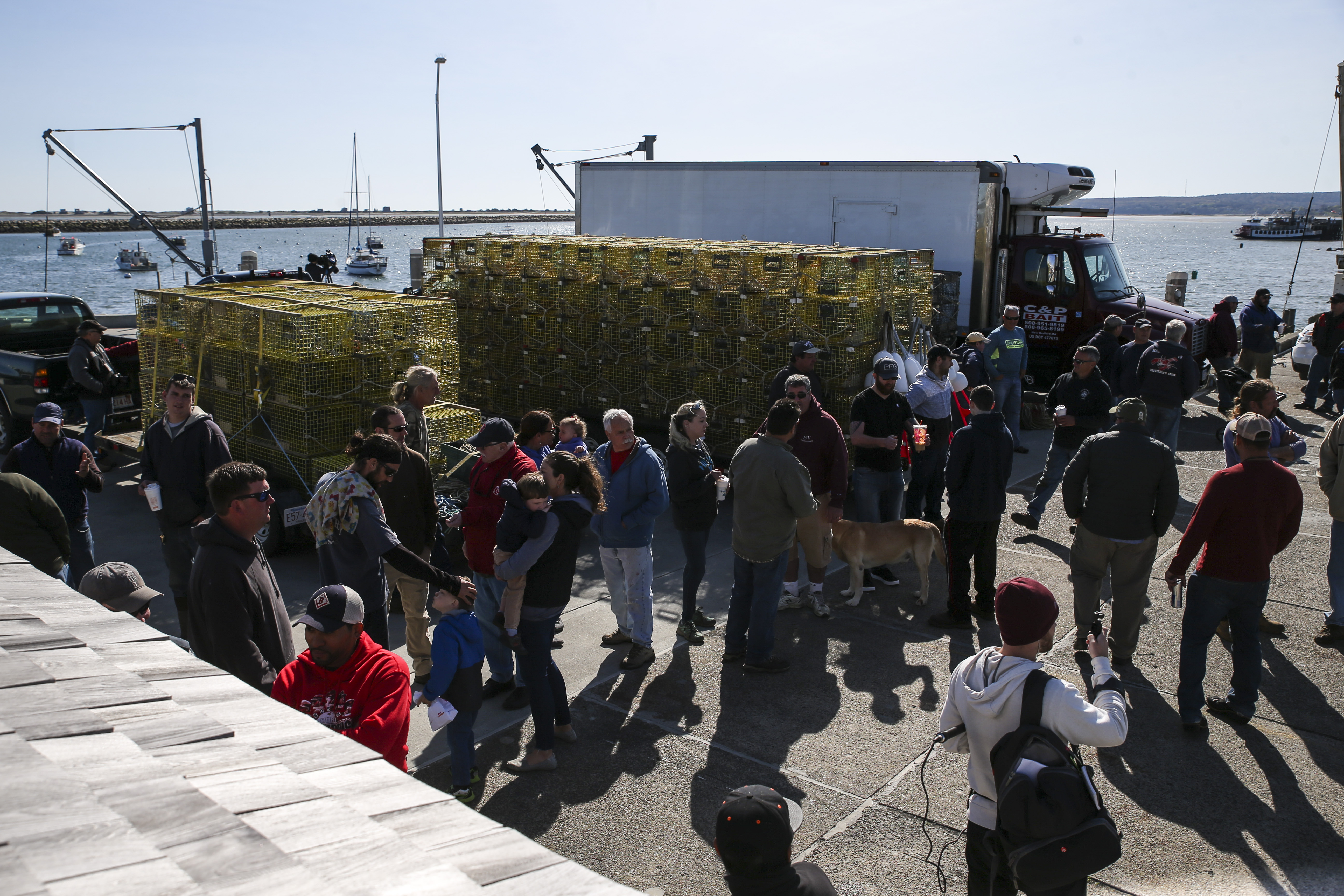 Lobstermen rally in Plymouth to protest closure of fishing areas off ...