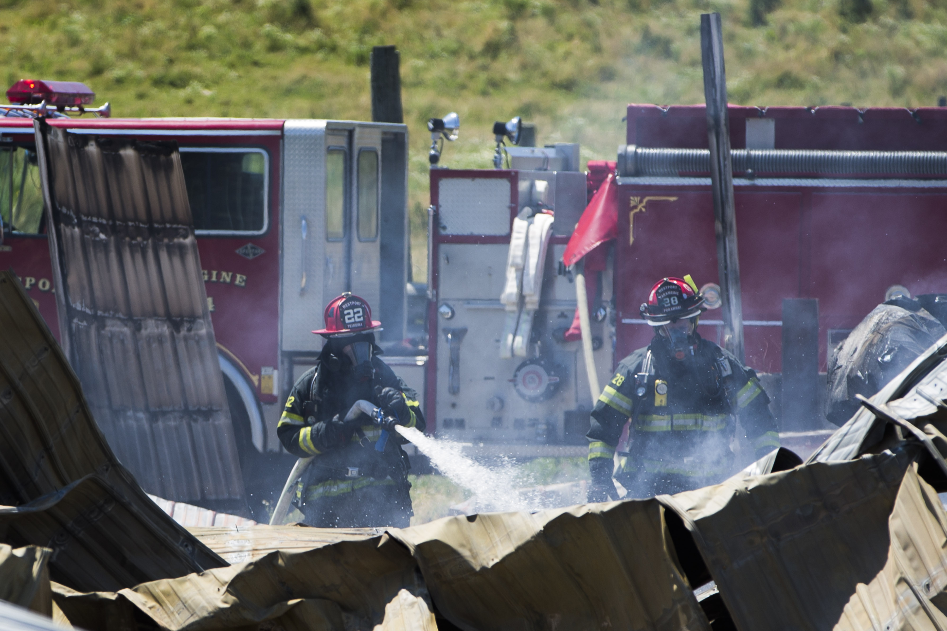 Westport family mourns after fire destroys barns - The Boston Globe