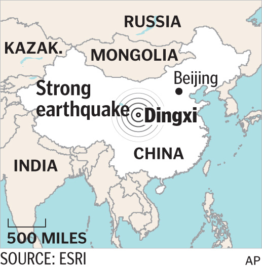 Quake, landslides kill at least 89 in central China - The Boston Globe