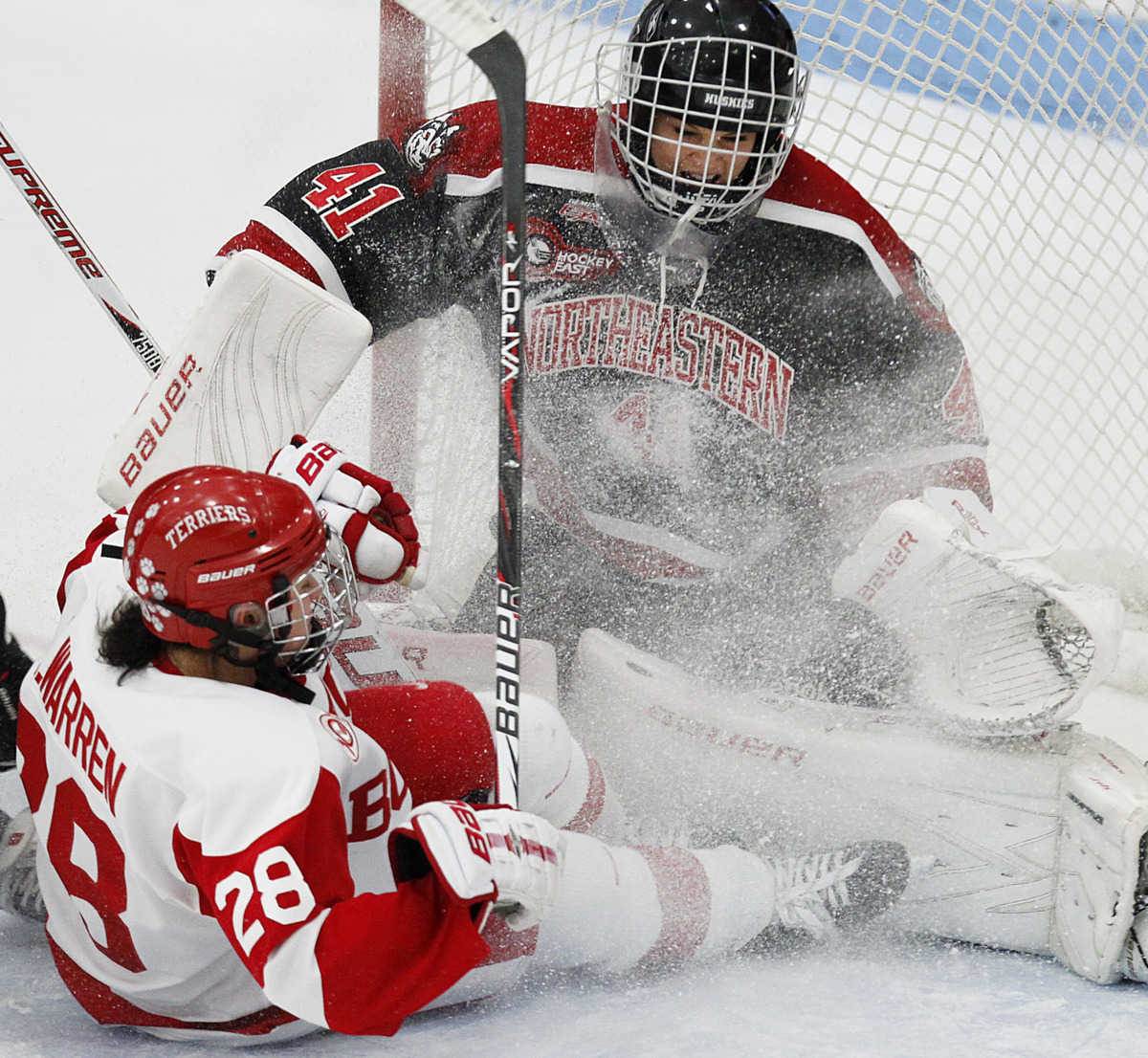 Former Northeastern goalie Florence Schelling becomes first woman to be ...