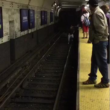 Passengers rescue woman who fell onto Orange Line tracks - The Boston Globe