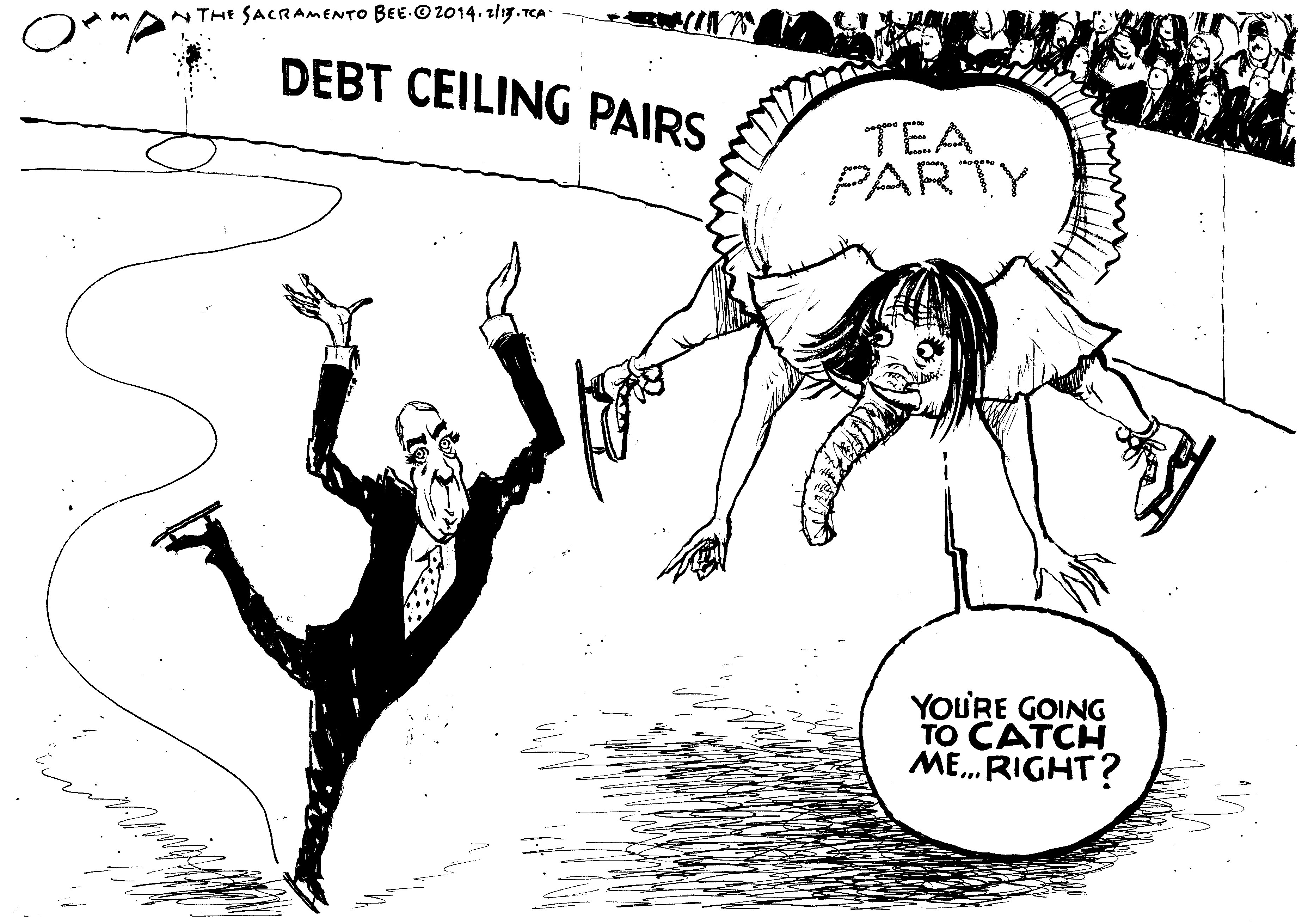 Editorial cartoon: Debt ceiling - The Boston Globe