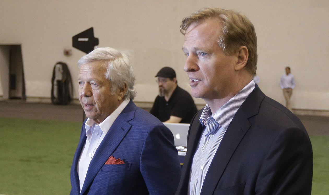 Roger Goodell returns to Gillette Stadium for first time since 2015 ...