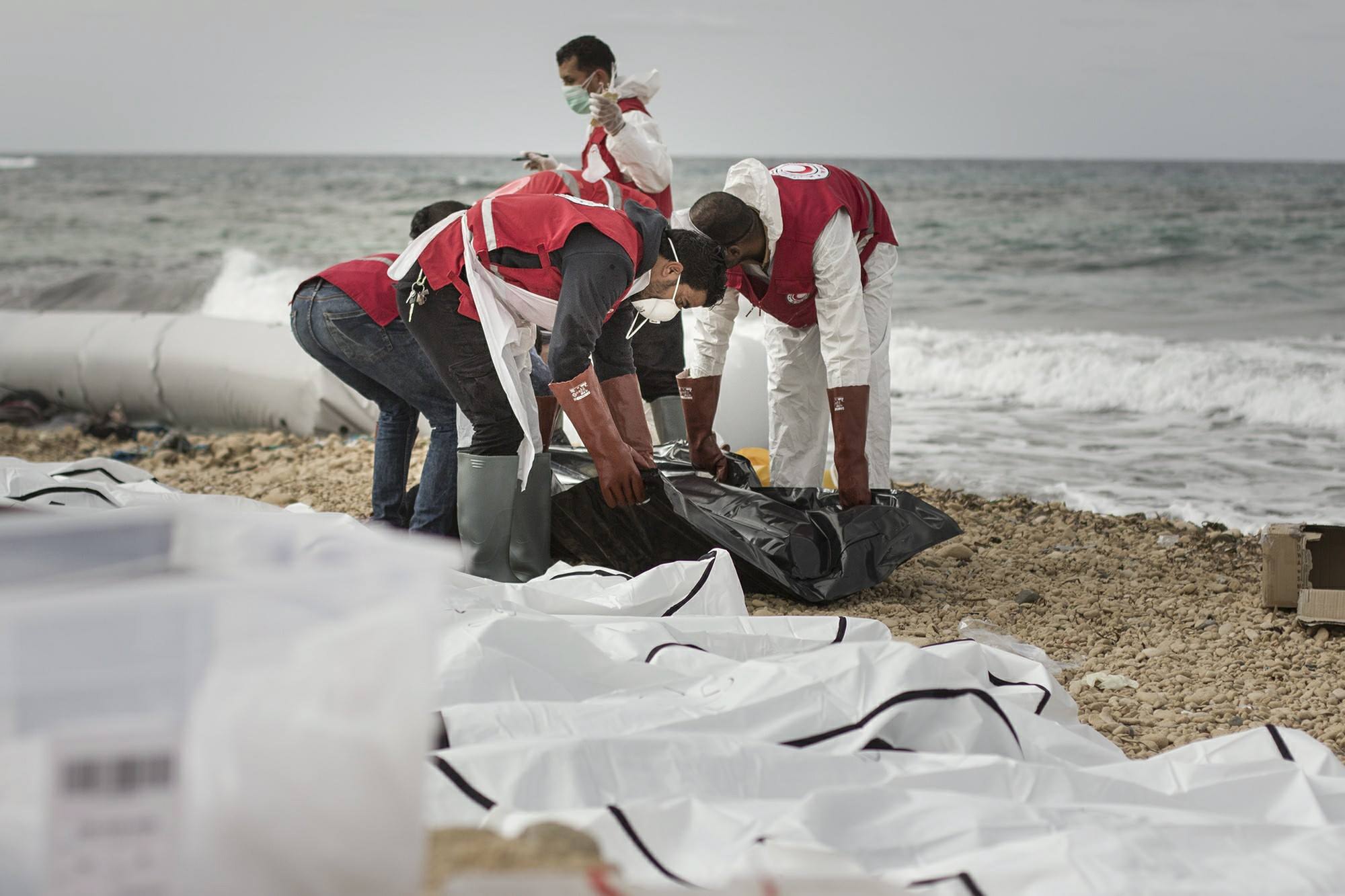 74 bodies of migrants wash ashore in Libya, officials say - The Boston ...
