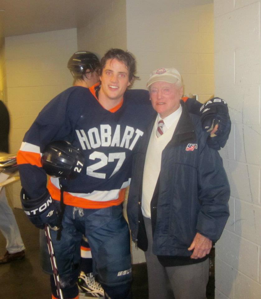 At 23, Needham’s Brett Riley continues family legacy, behind hockey ...