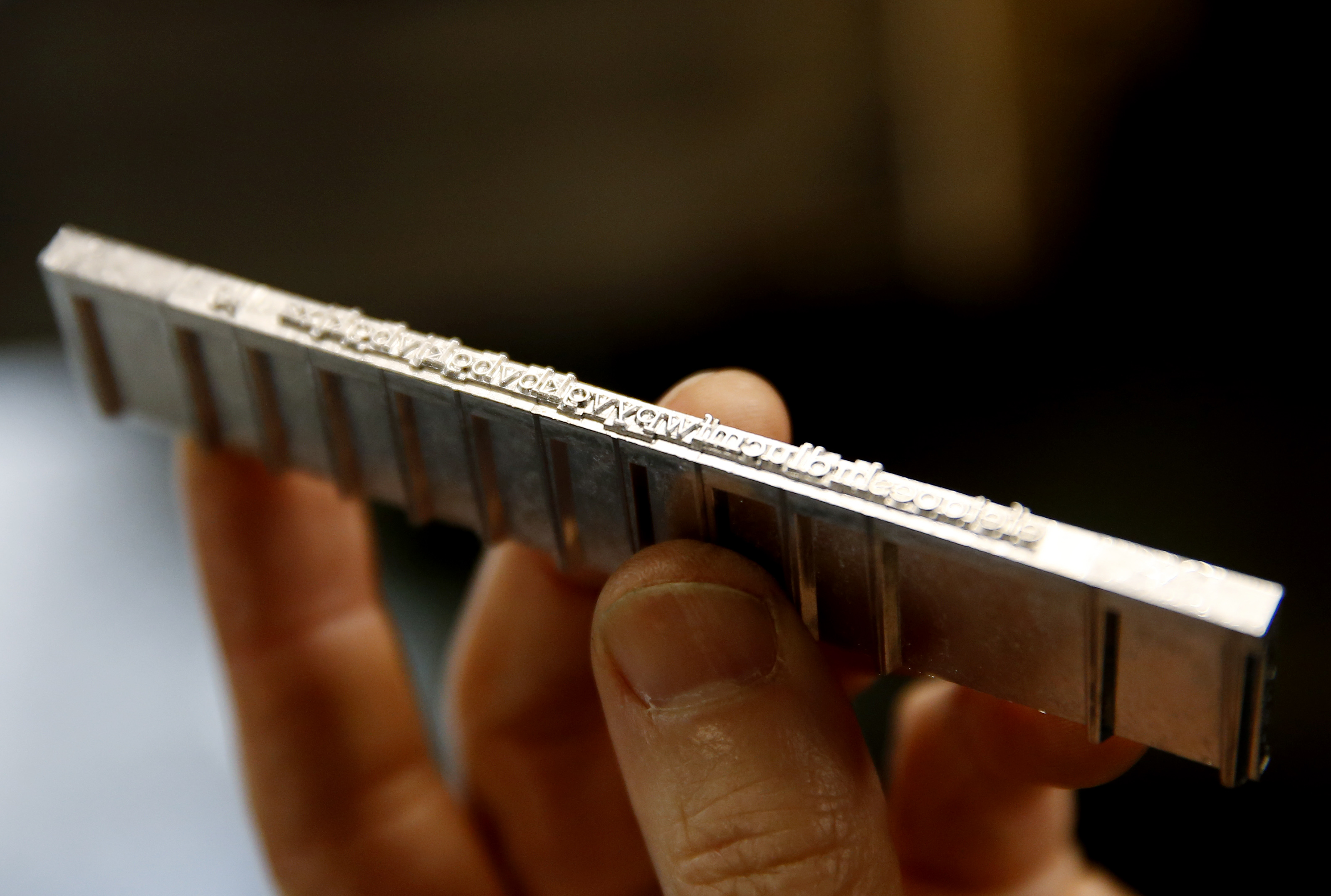 With Linotype print, the old is new again - The Boston Globe