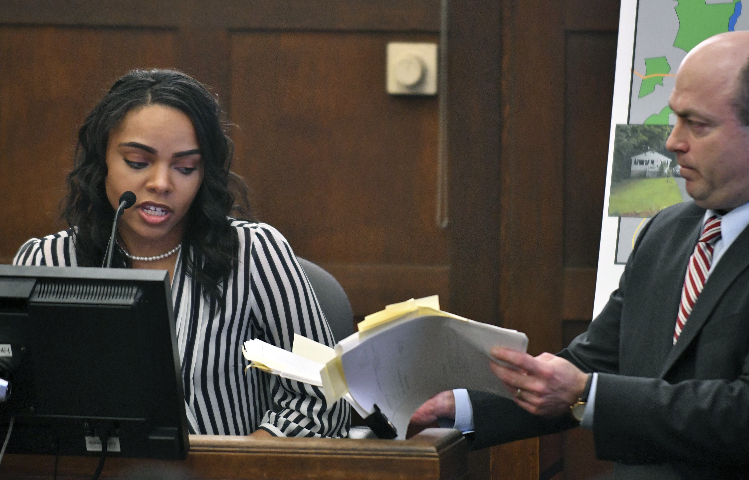 Photos from Shayanna Jenkins Hernandez’ testimony - The Boston Globe