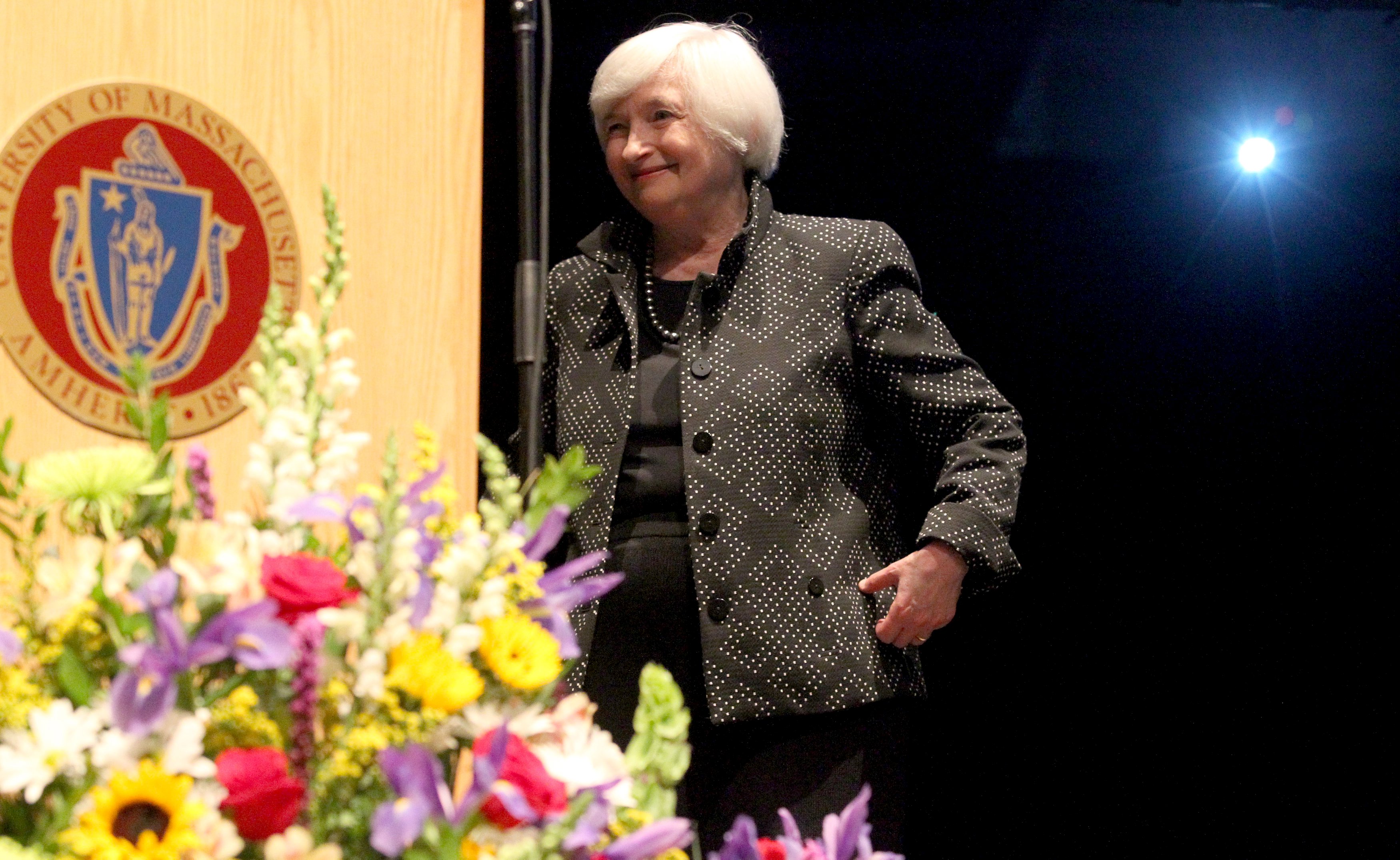 At UMass, Janet Yellen says rates likely to rise this year - The Boston ...