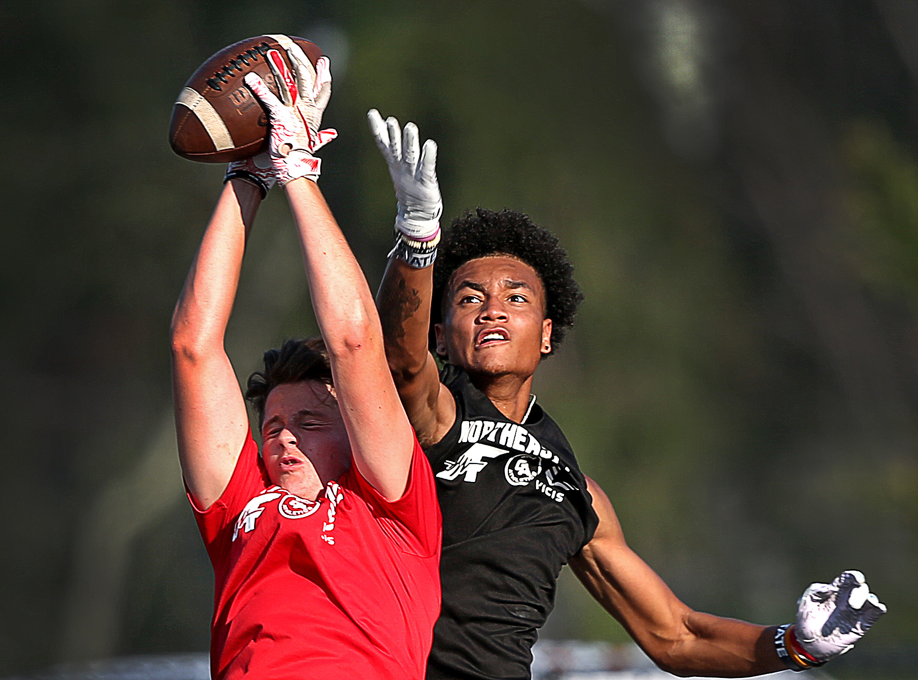 Suffield Academy passes early test at 7-on-7 football championships ...