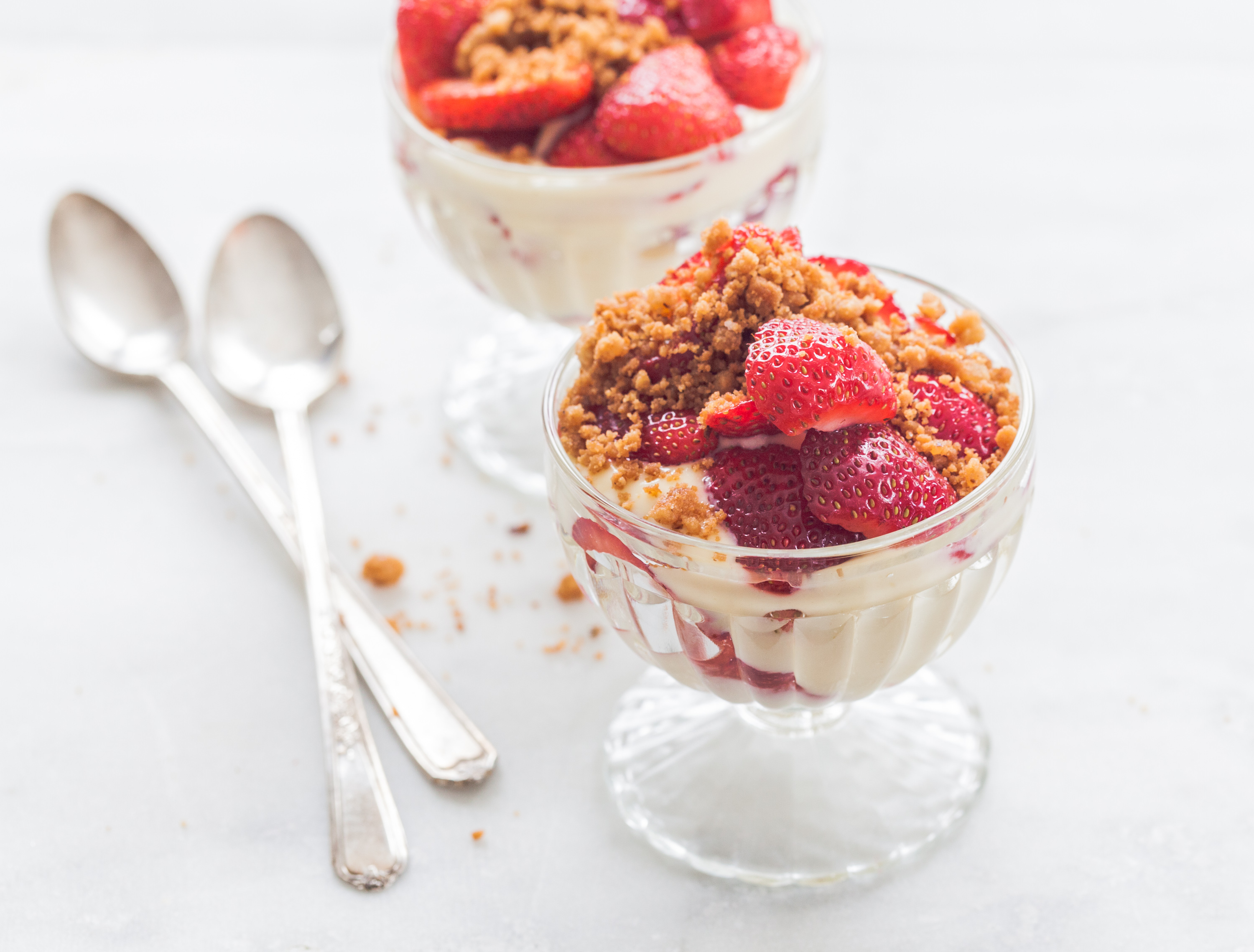 Recipe: Strawberry parfaits are a festive way to finish dinner and a ...
