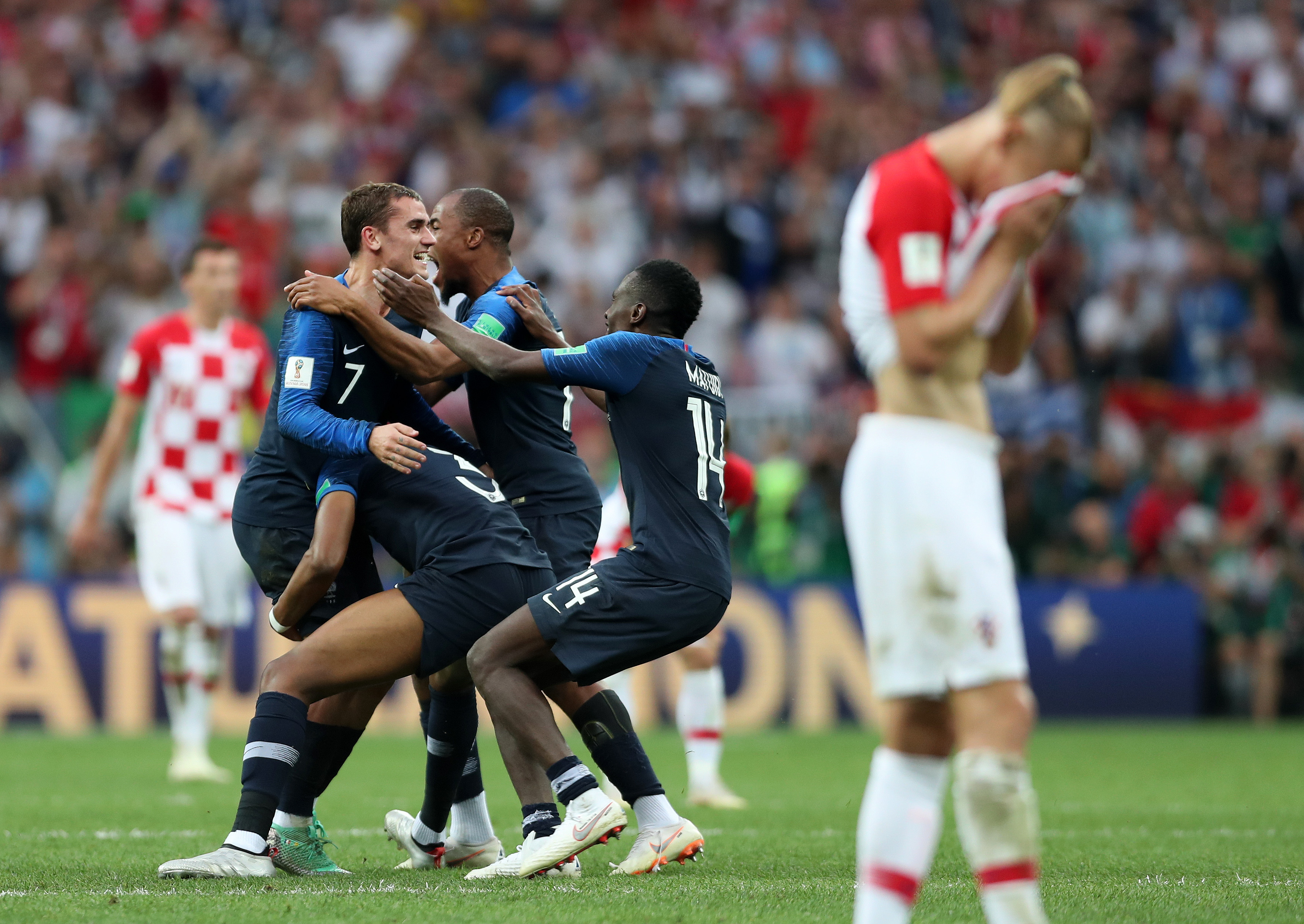 In a dramatic final, France tops Croatia to capture second World Cup ...