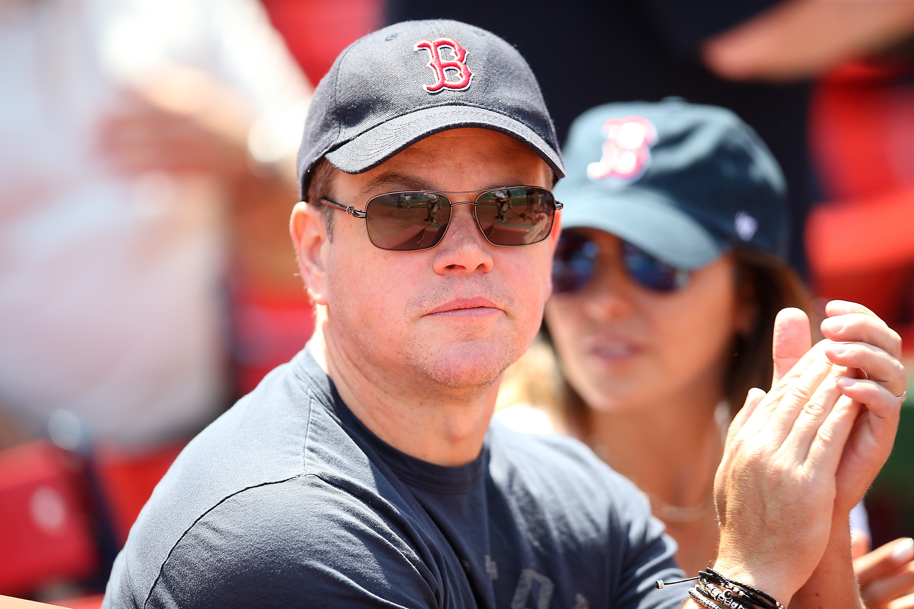 Matt Damon spotted at Fenway Park - The Boston Globe