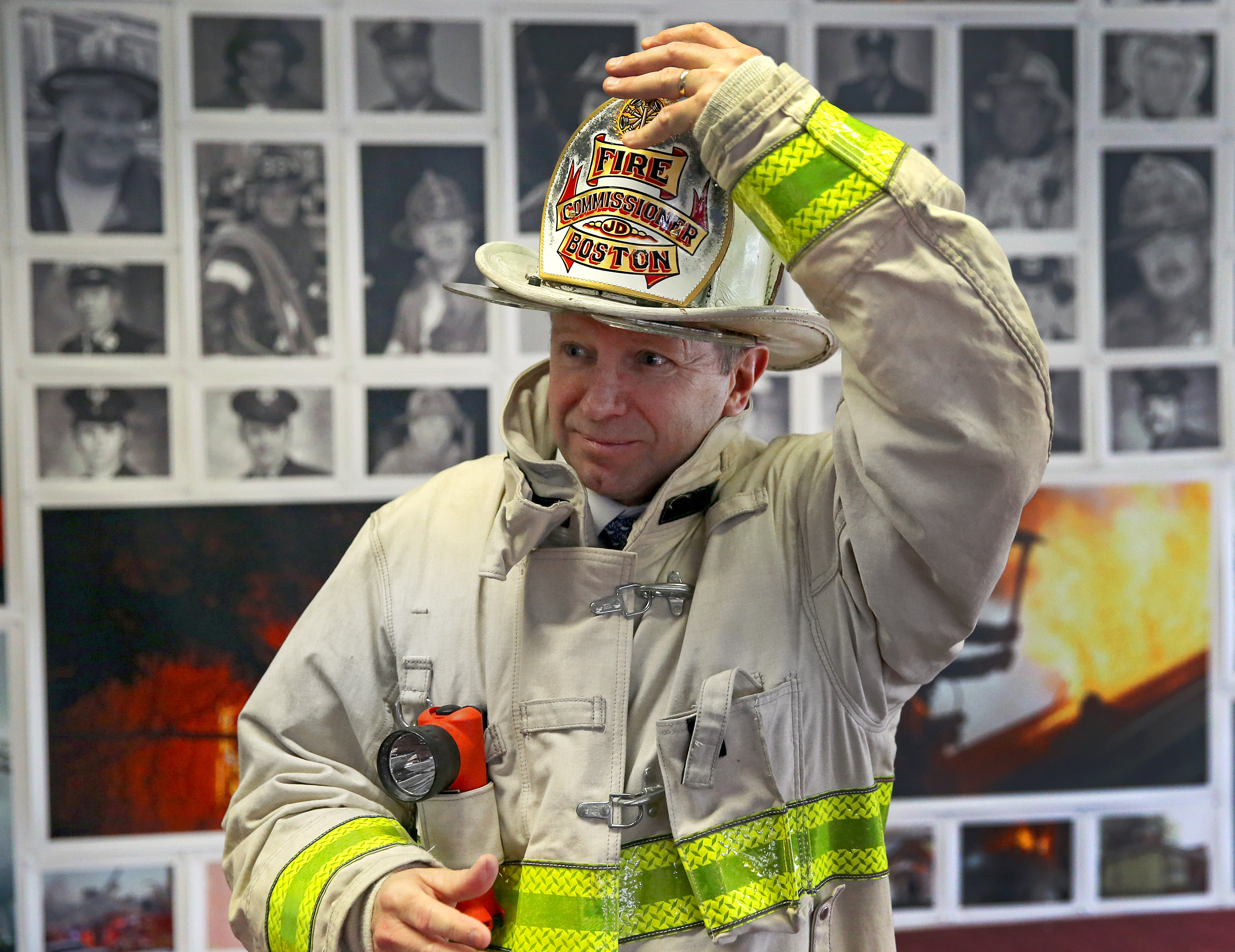 Boston Fire Department Helmets
