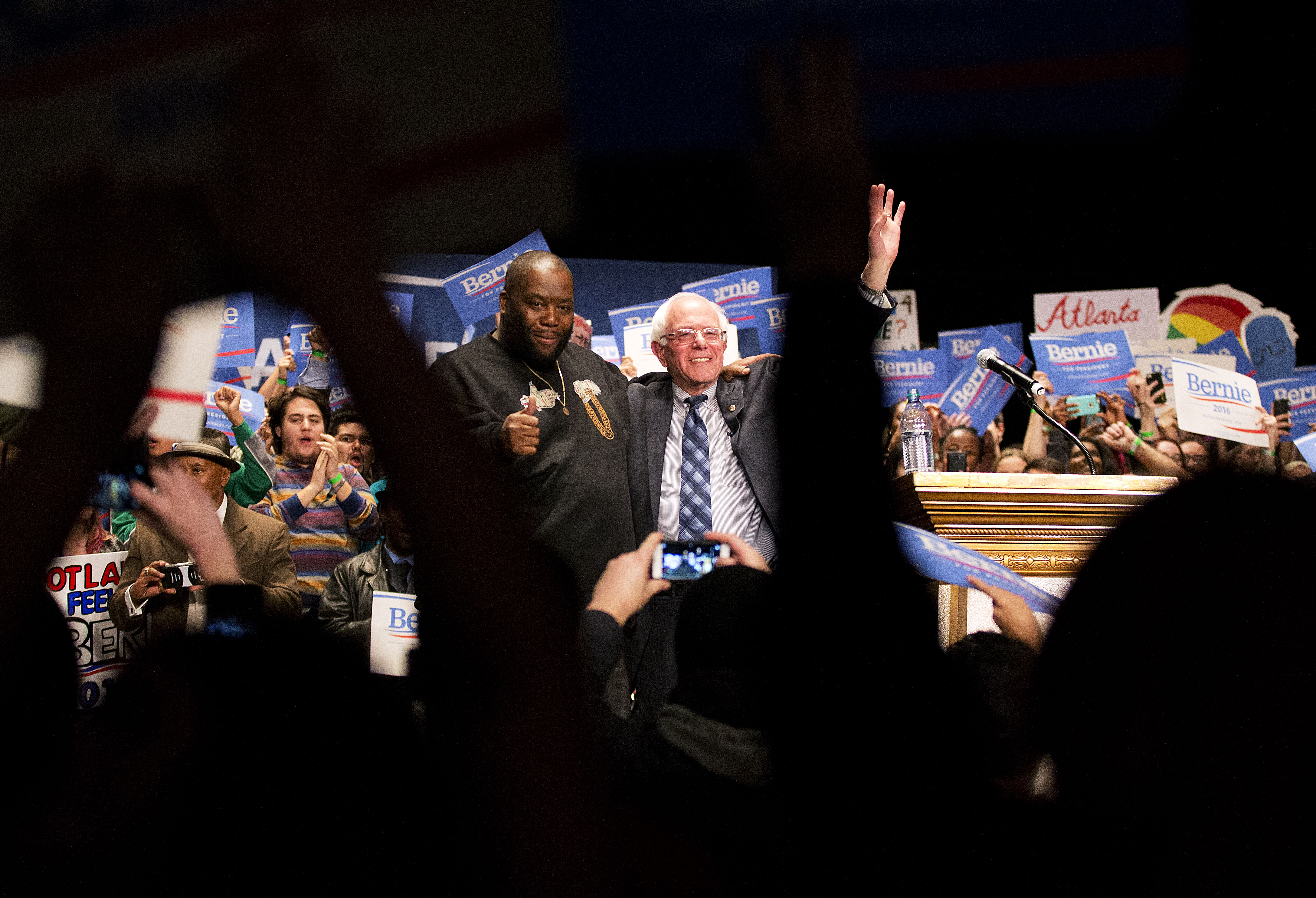 Bernie Sanders spends the day with Killer Mike in Atlanta - The Boston ...