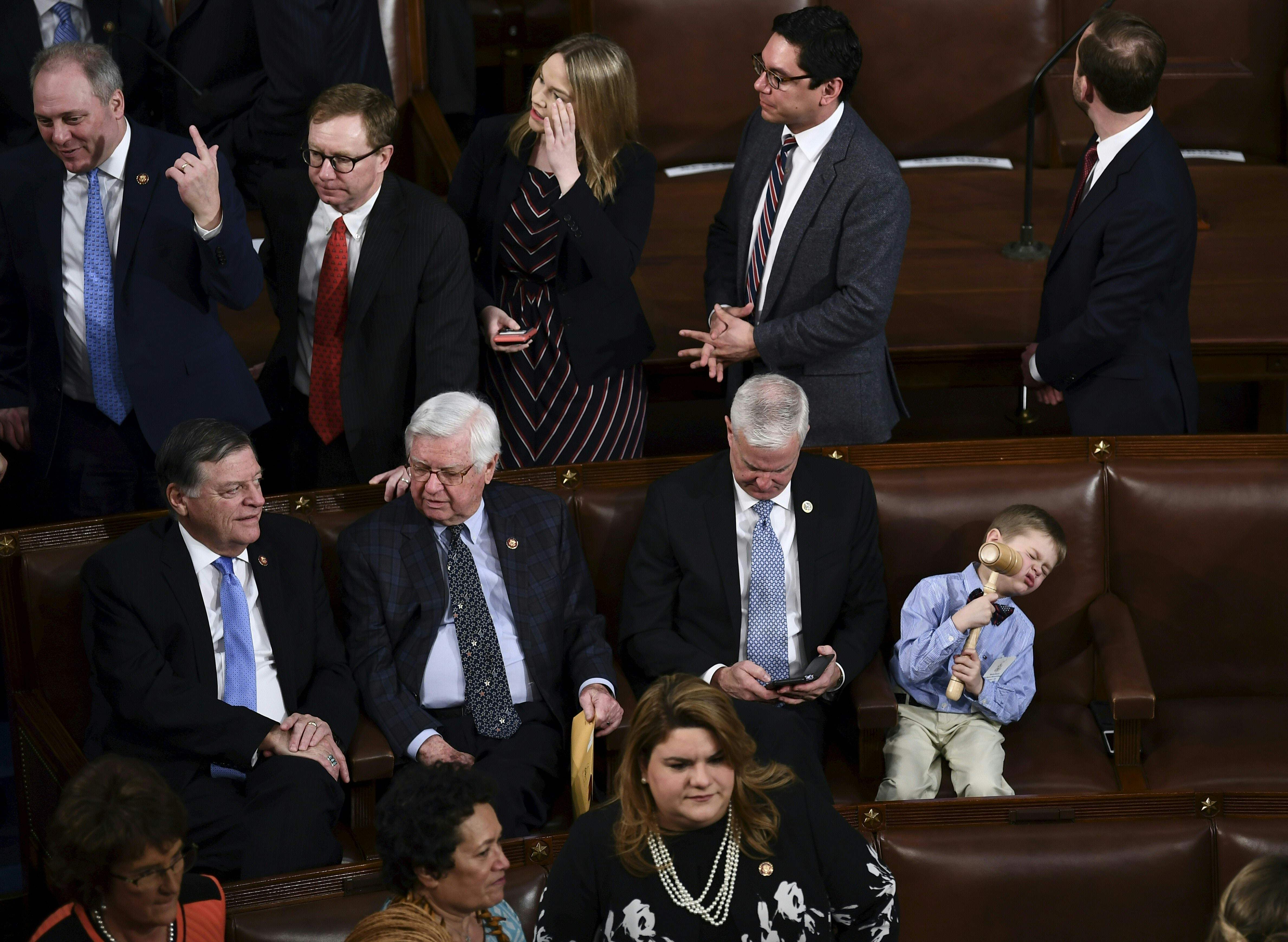 Cute kids steal the show at congressional inauguration - The Boston Globe