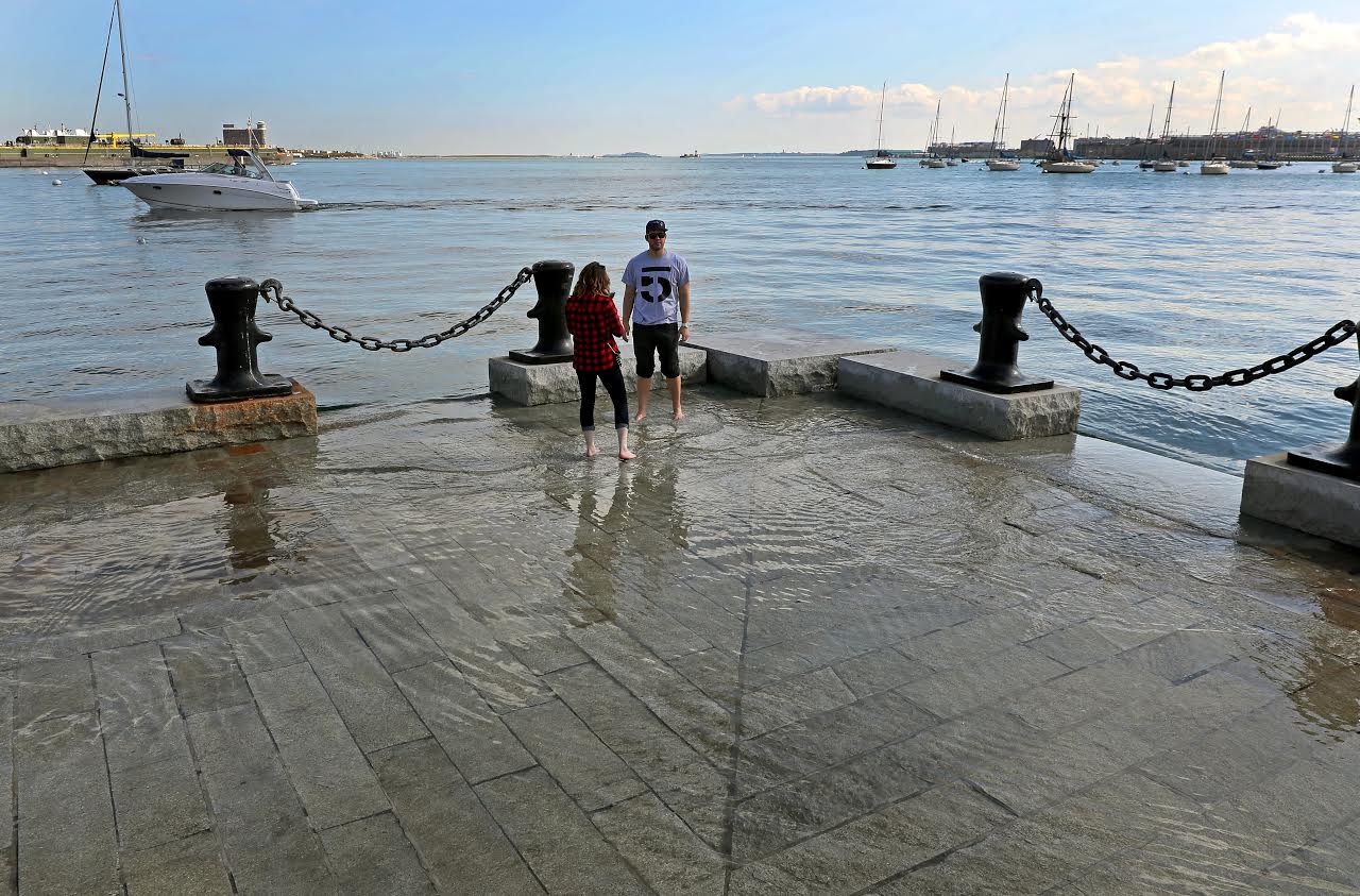 King Tides have taken over parts of downtown Boston - The Boston Globe