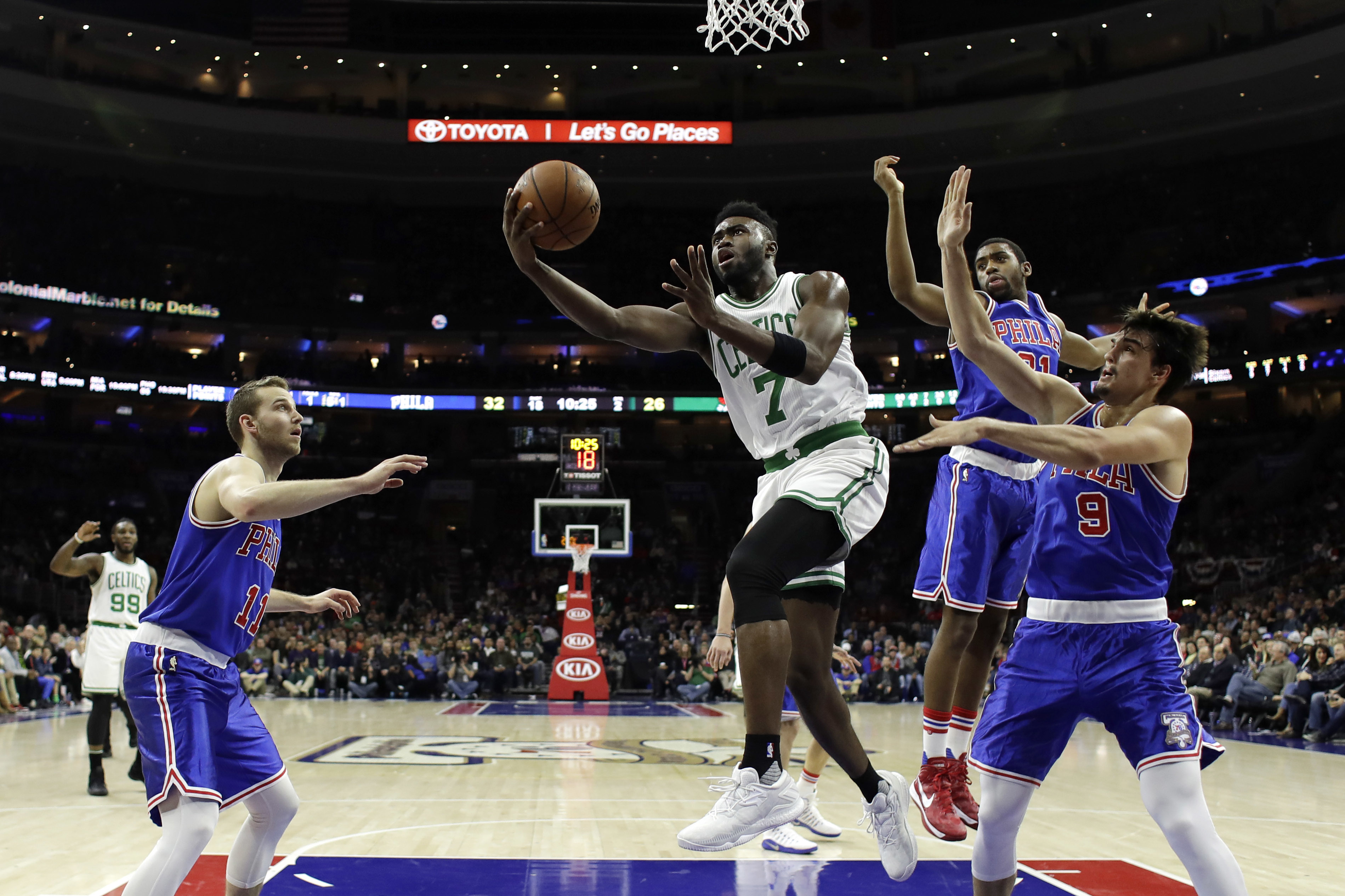 Rookie Jaylen Brown learns from playing through rough patches - The ...