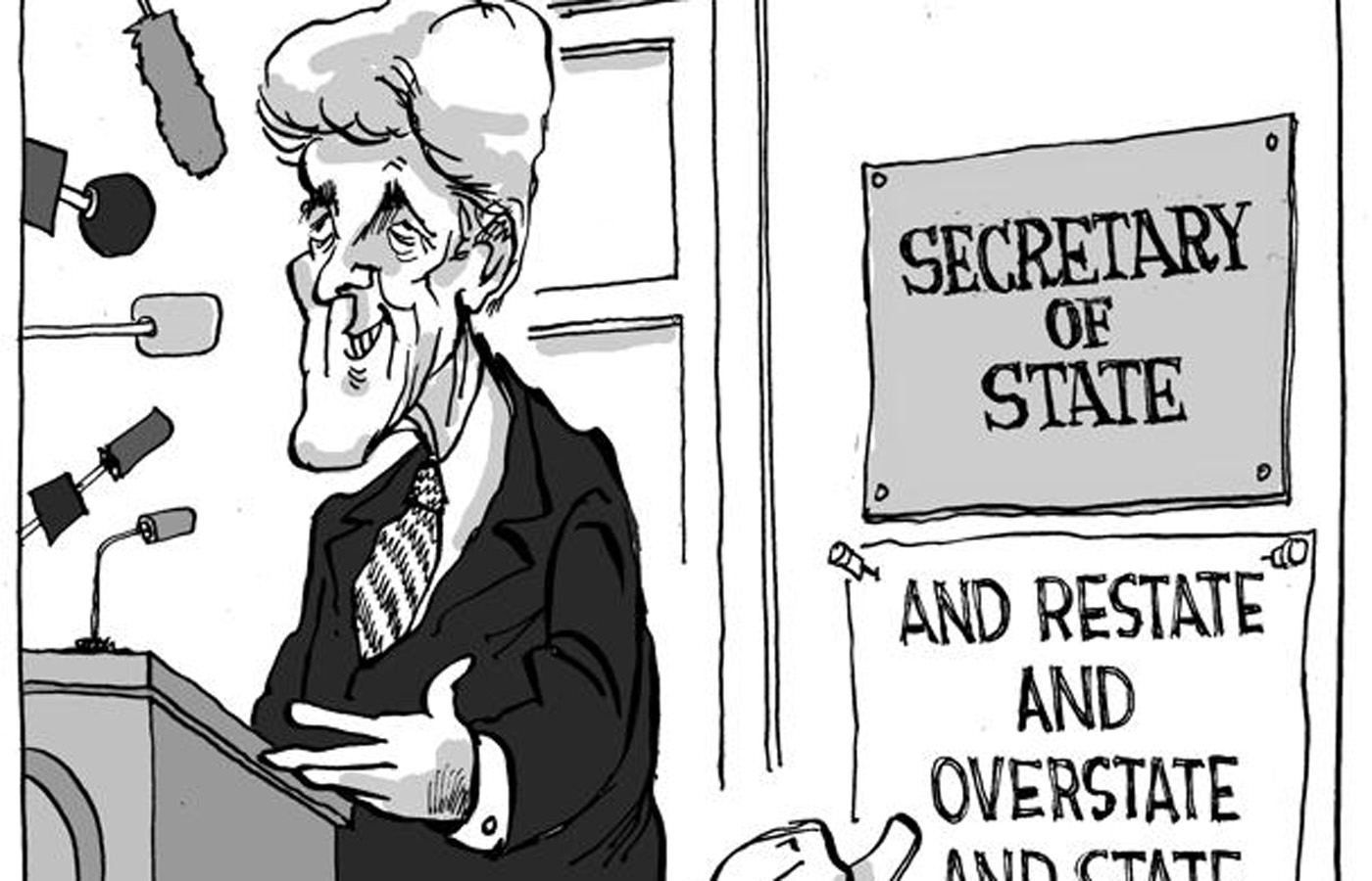 Editorial cartoon: Secretary of state - The Boston Globe