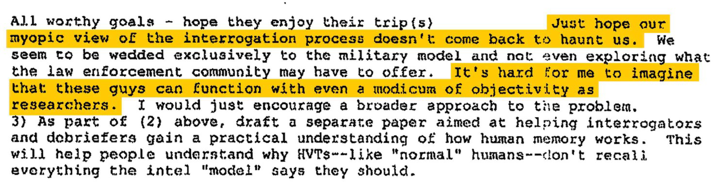 CIA documents expose feud over psychologists leading interrogations ...