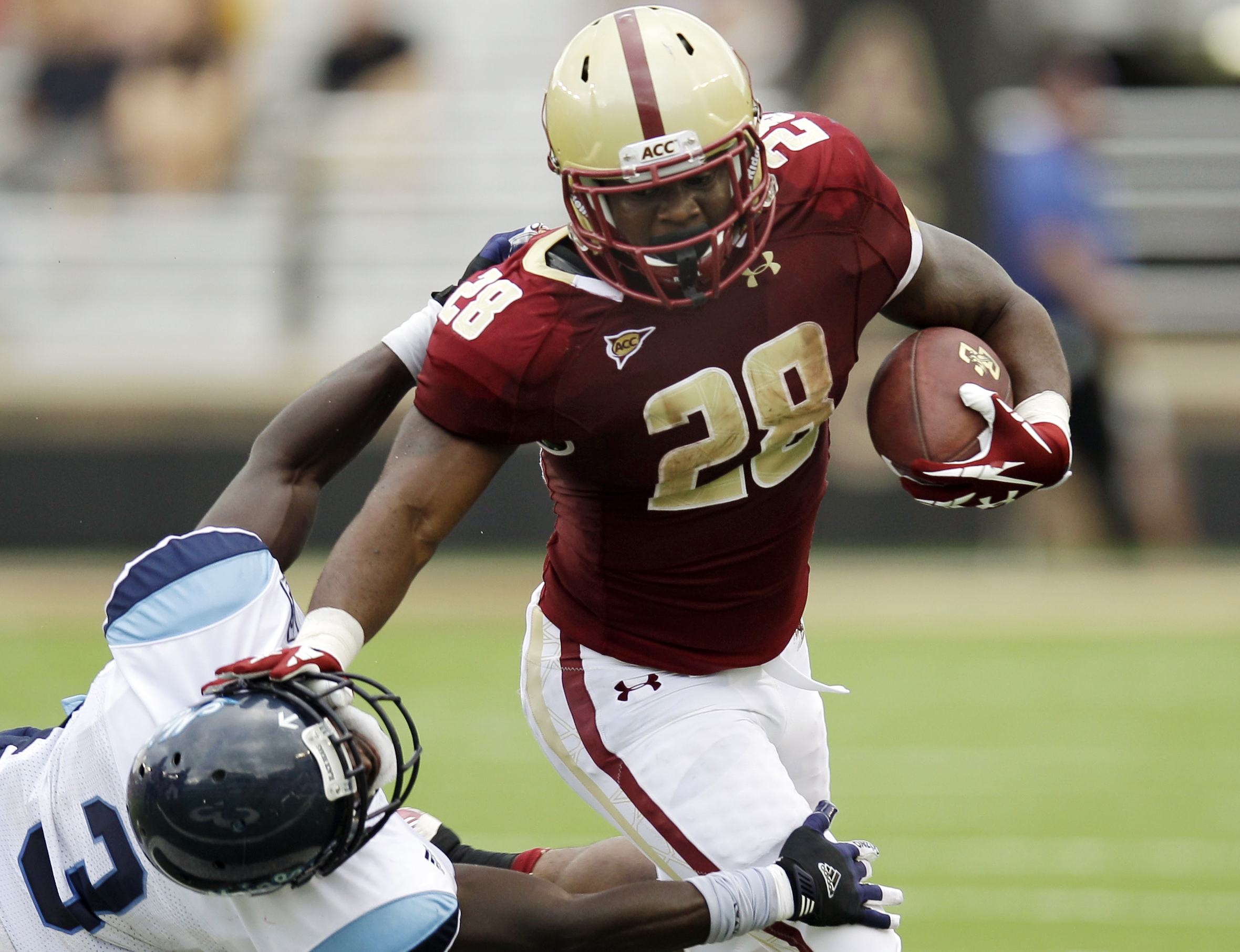 Rolandan Finch able to get back into BC’s backfield - The Boston Globe