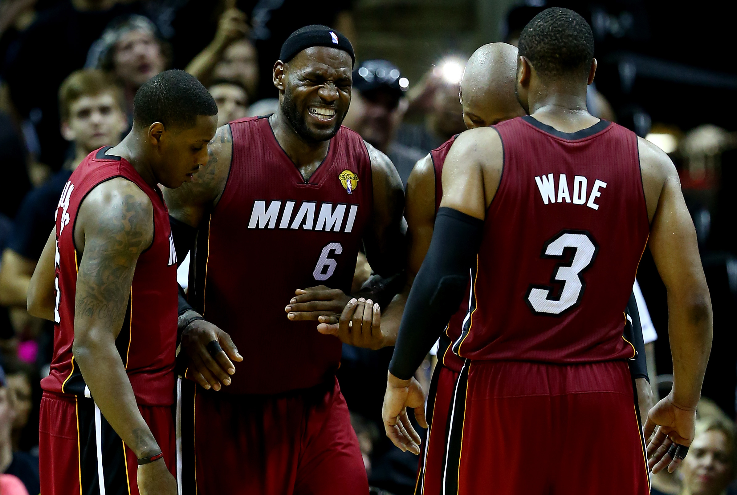 Lebron James Leg Cramp