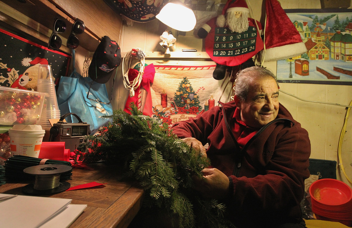 Christmas spirit never grows old for tree seller - The Boston Globe