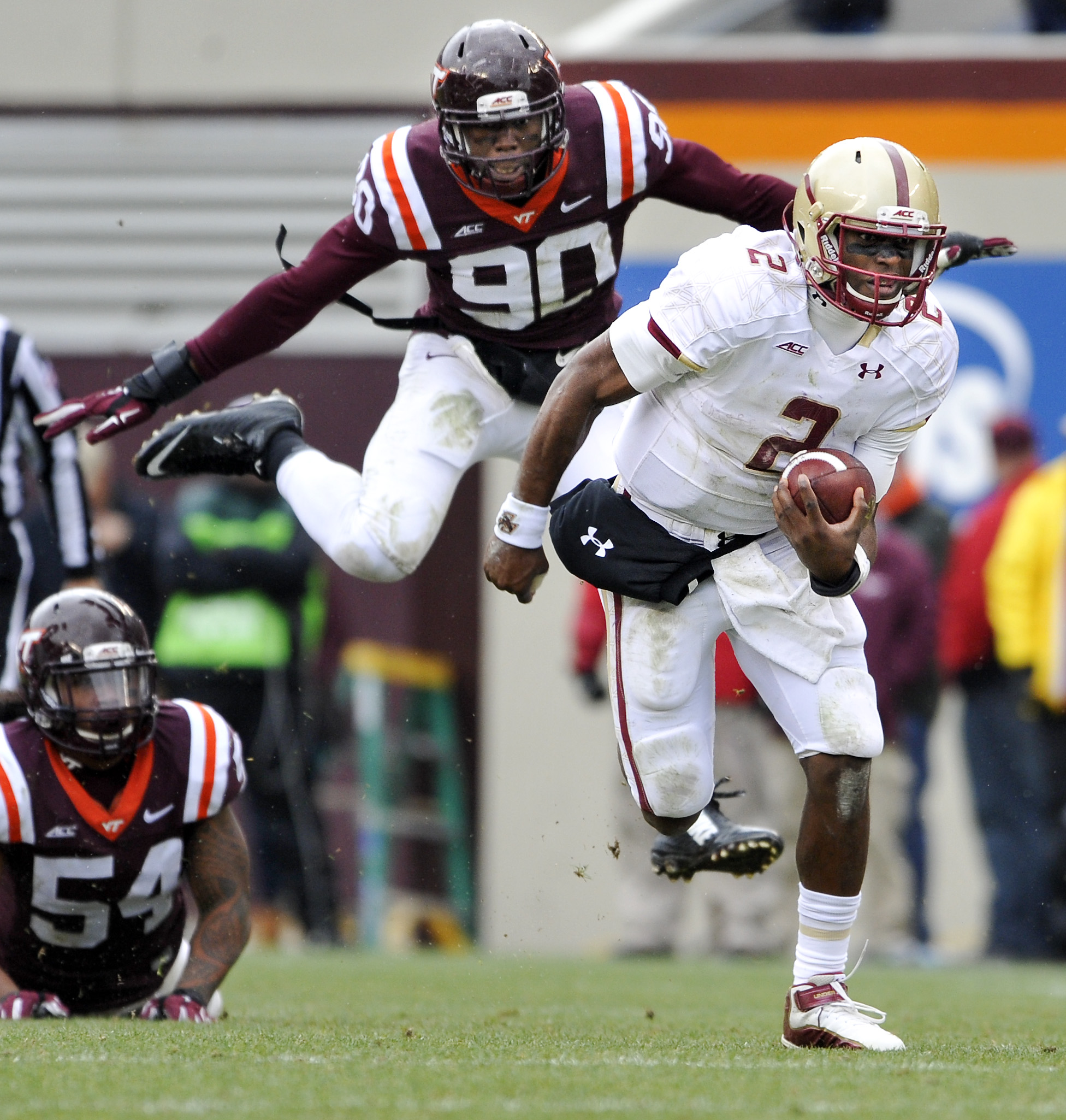 BC becomes bowl eligible by beating Virginia Tech - The Boston Globe