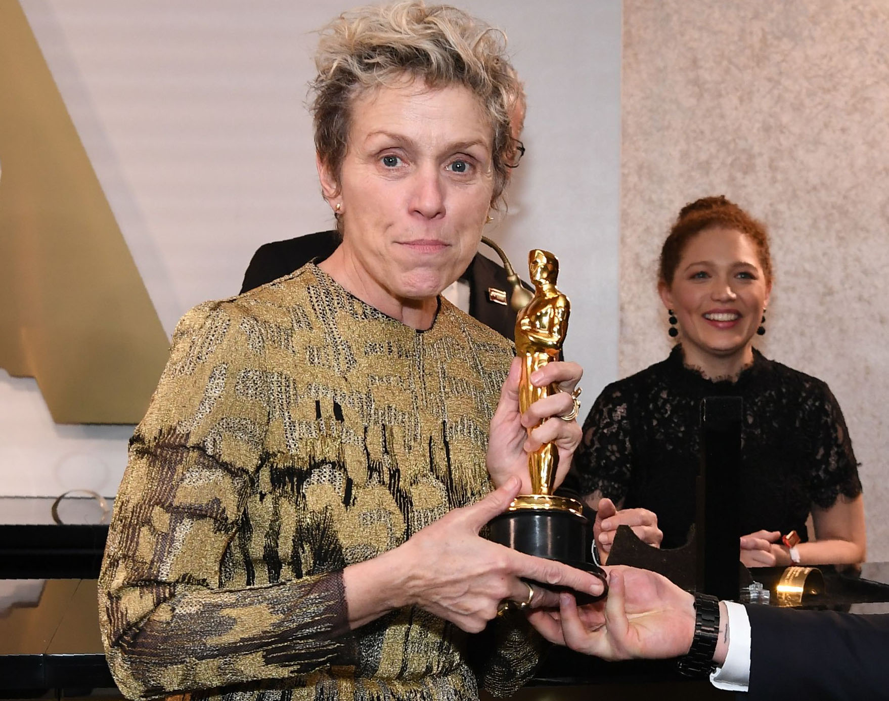 Man accused of stealing Frances McDormand’s Oscar now in custody - The ...