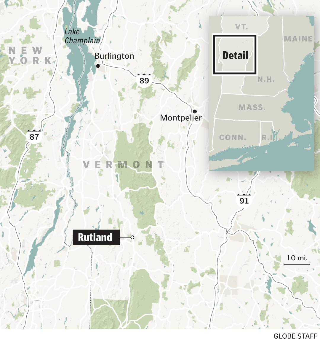 In Rutland, Vt., a rare glimmer of hope in battle against opioid ...