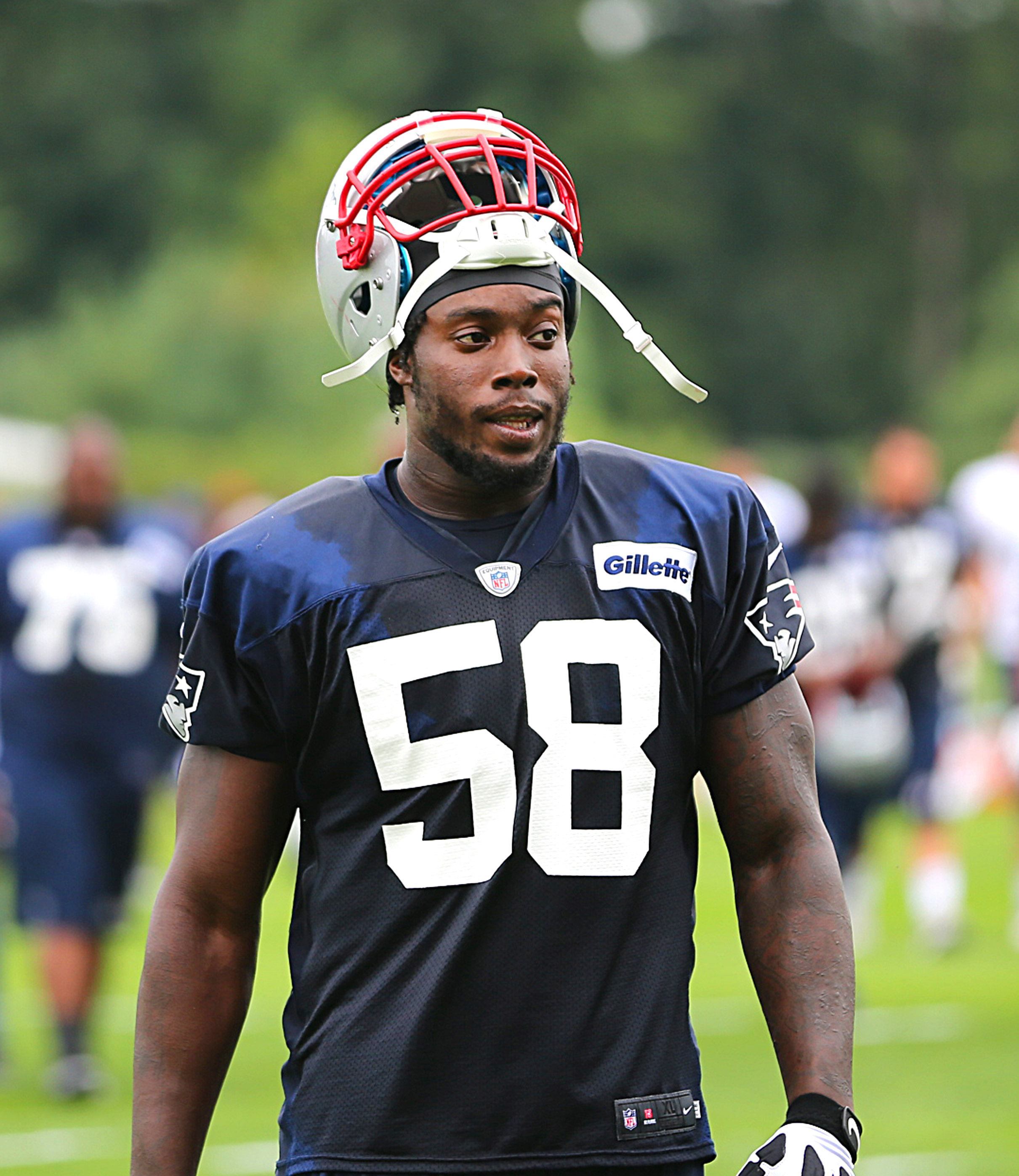 Patriots’ Marcus Benard shining in one-on-one battles - The Boston Globe