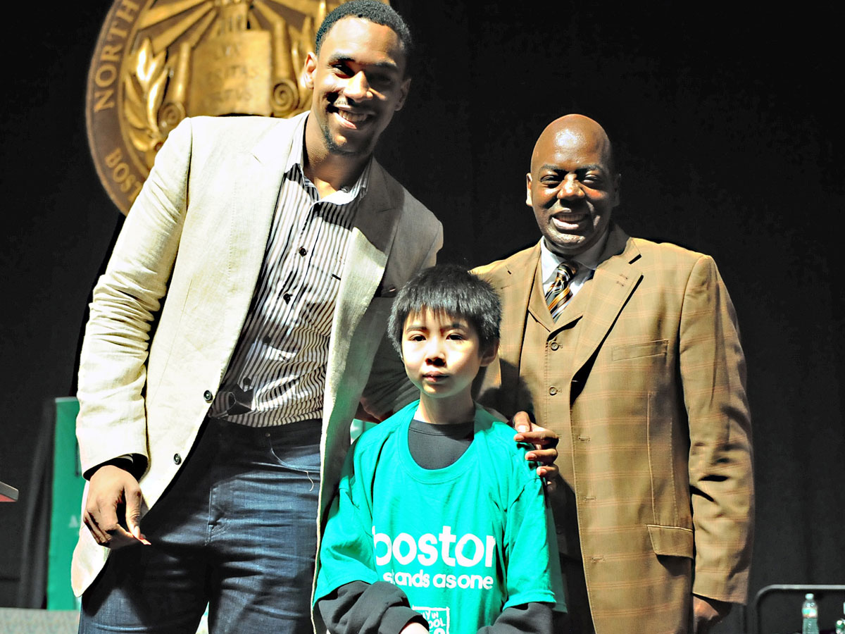 Jared Sullinger and Celtics celebrate students - The Boston Globe