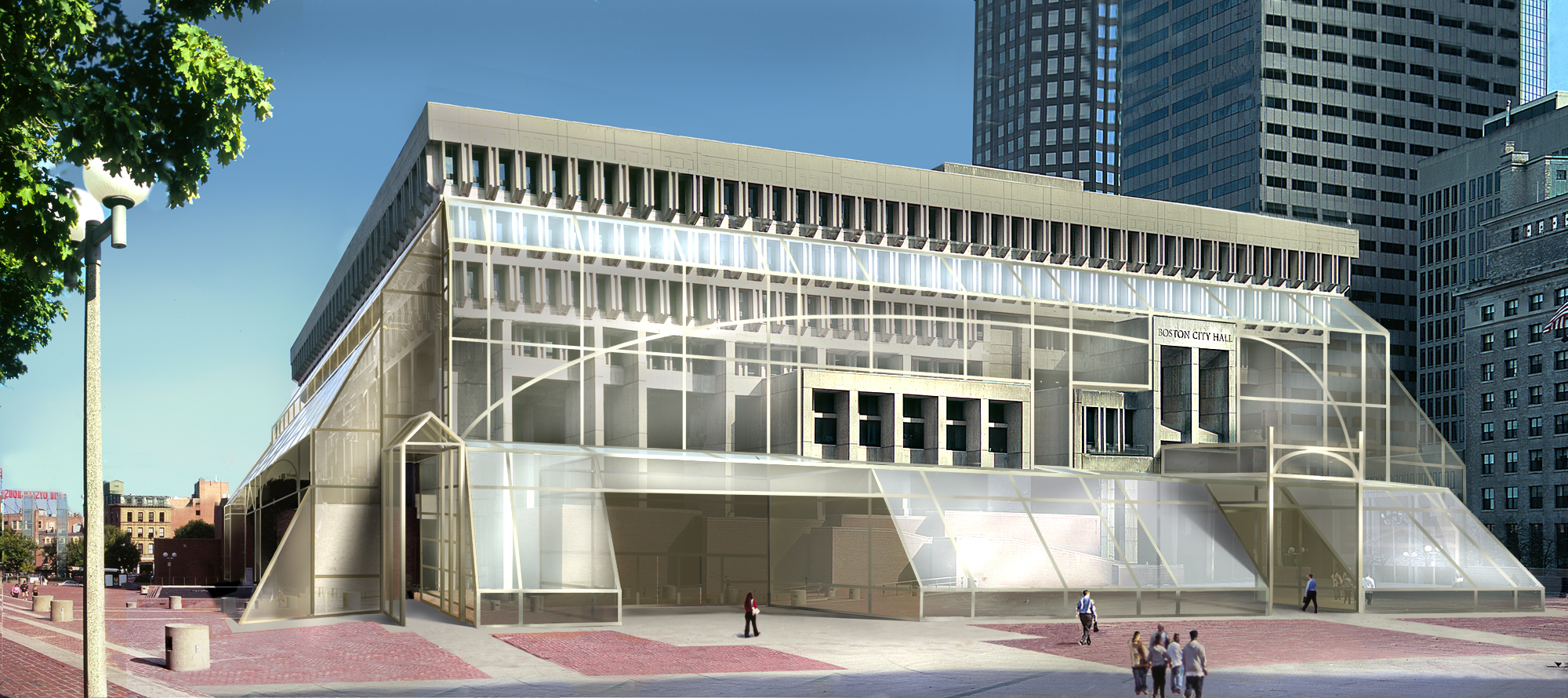 Glass exterior would be just what City Hall needs - The Boston Globe