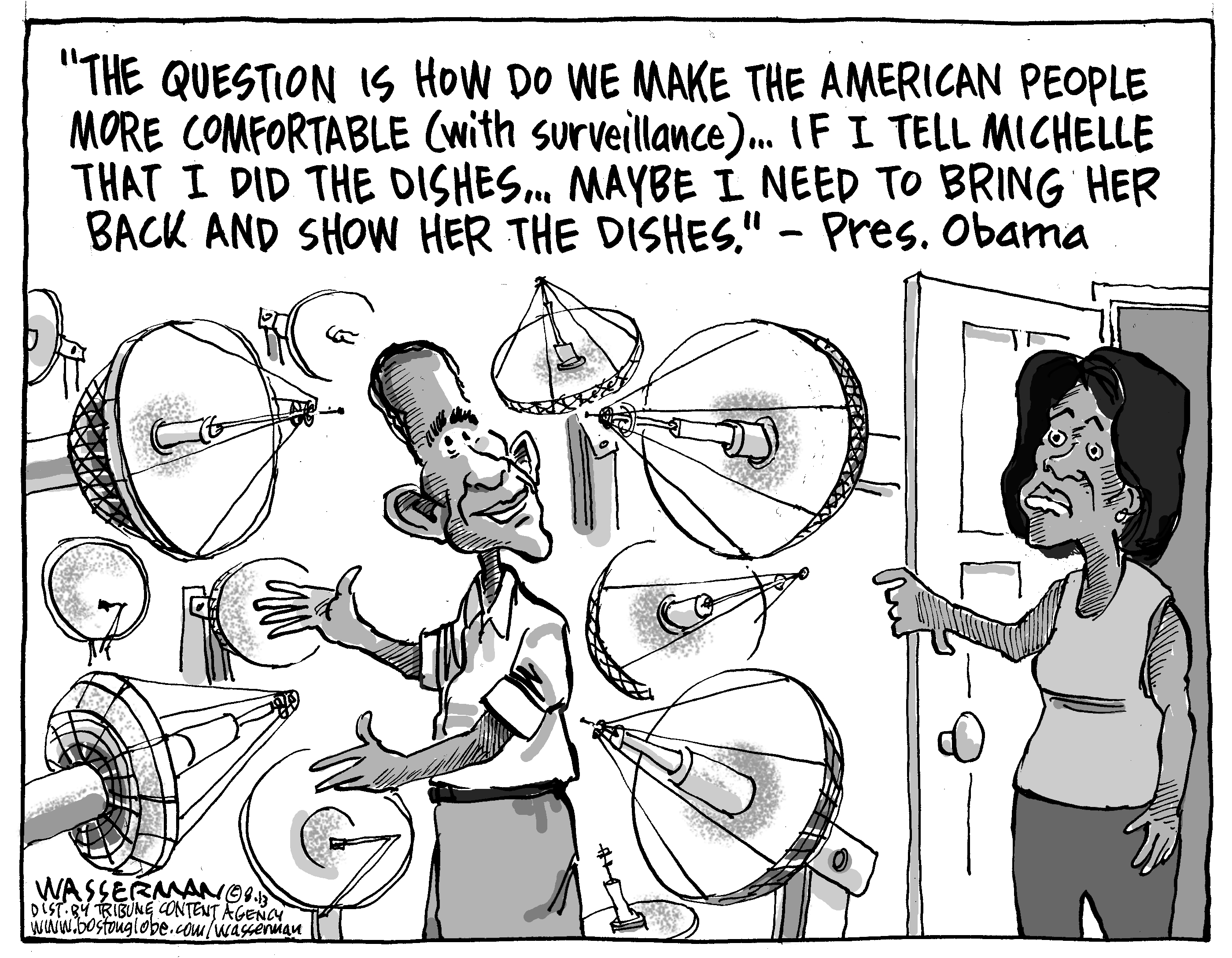 Michelle Obama Political Cartoon