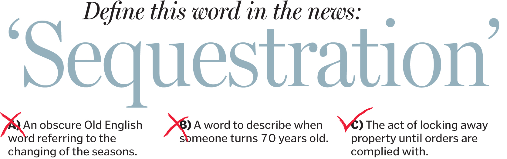 Sequestration? Few can explain latest budget crisis - The Boston Globe