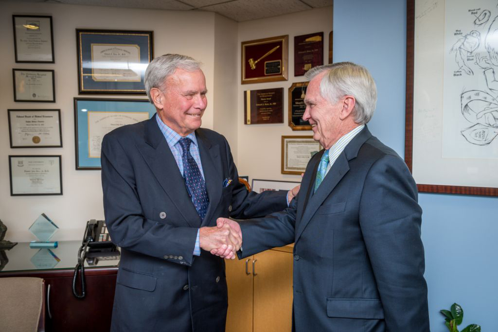 Tom Brokaw tours Dana-Farber - The Boston Globe