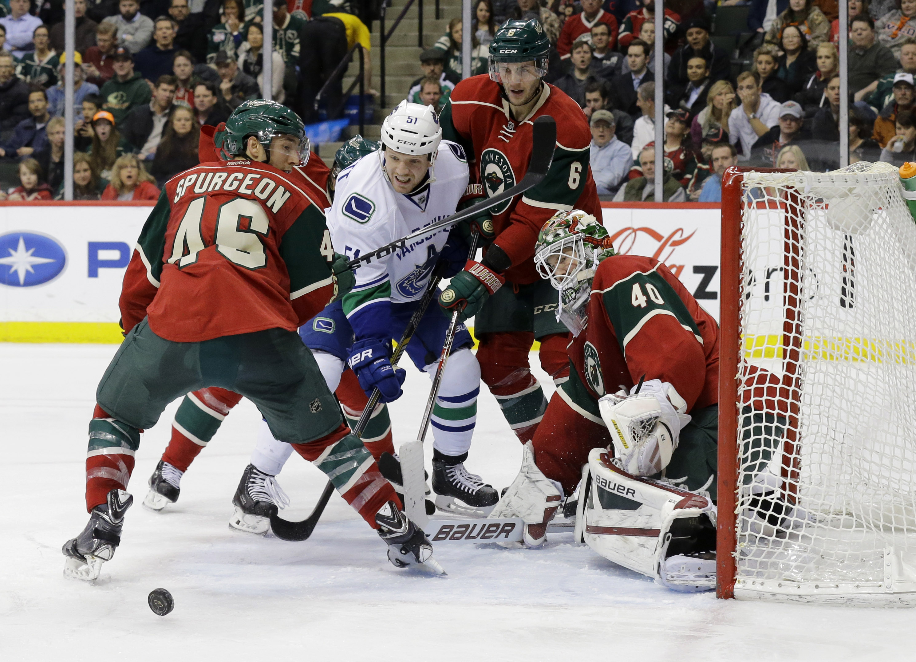 NHL roundup: Devan Dubnyk keeps Wild on a roll - The Boston Globe