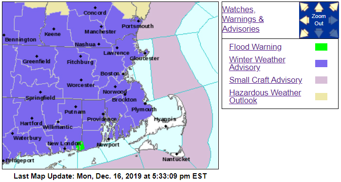 Maps: Here’s how much snow to expect in Mass. on Tuesday - The Boston Globe