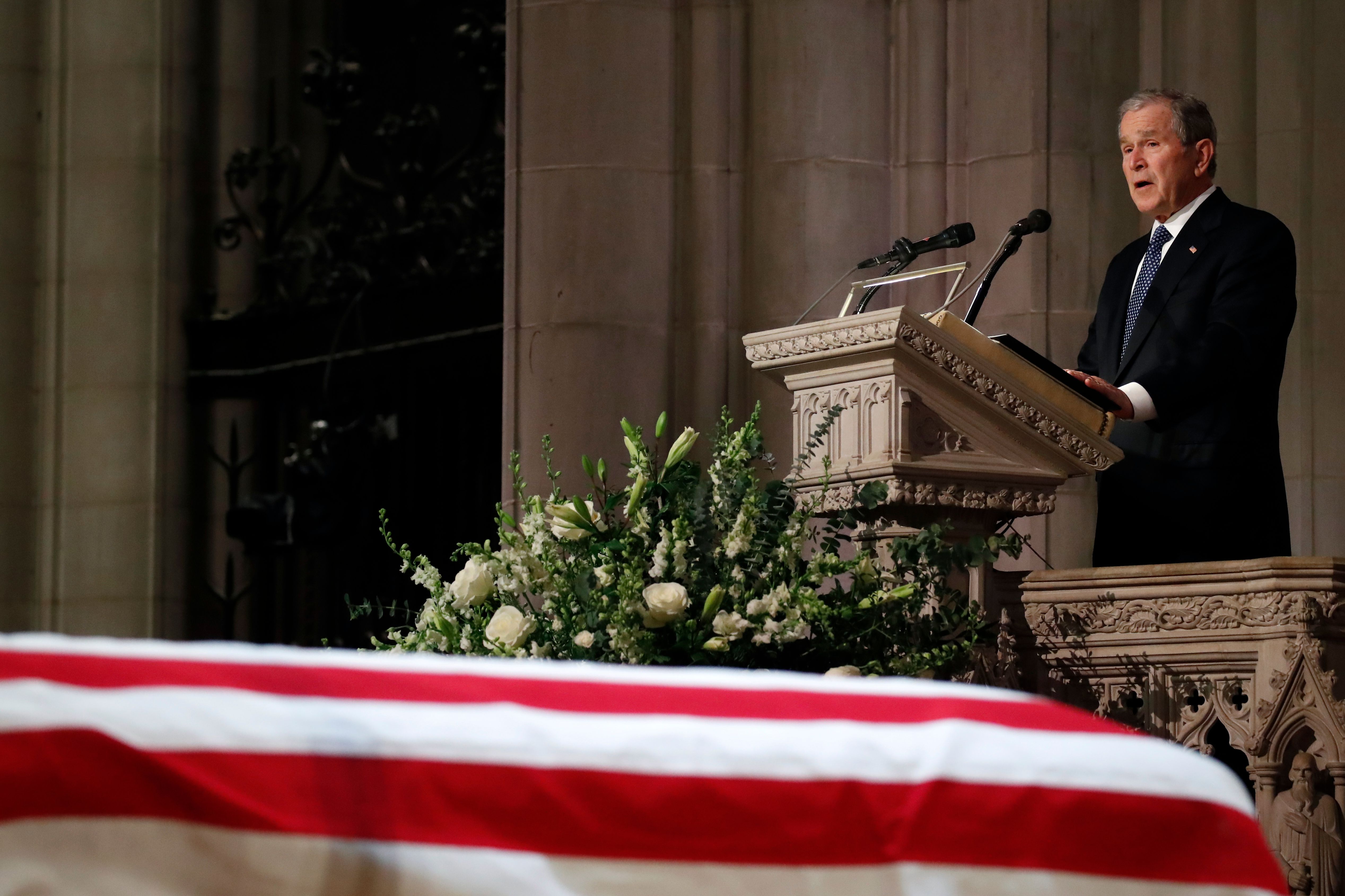 Read George W. Bush’s full eulogy for his dad, George H.W. Bush - The ...