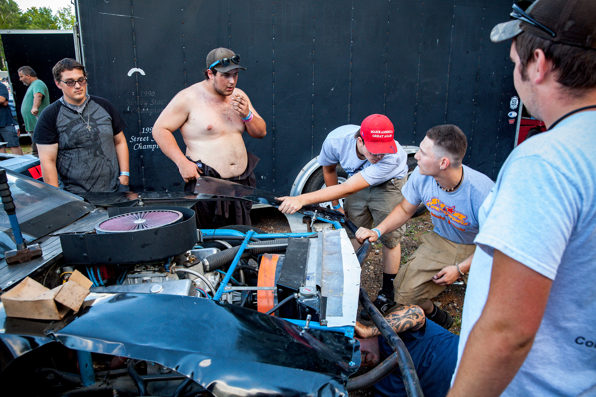 Photo essay: A look at the loud, unpredictable action at Hudson ...