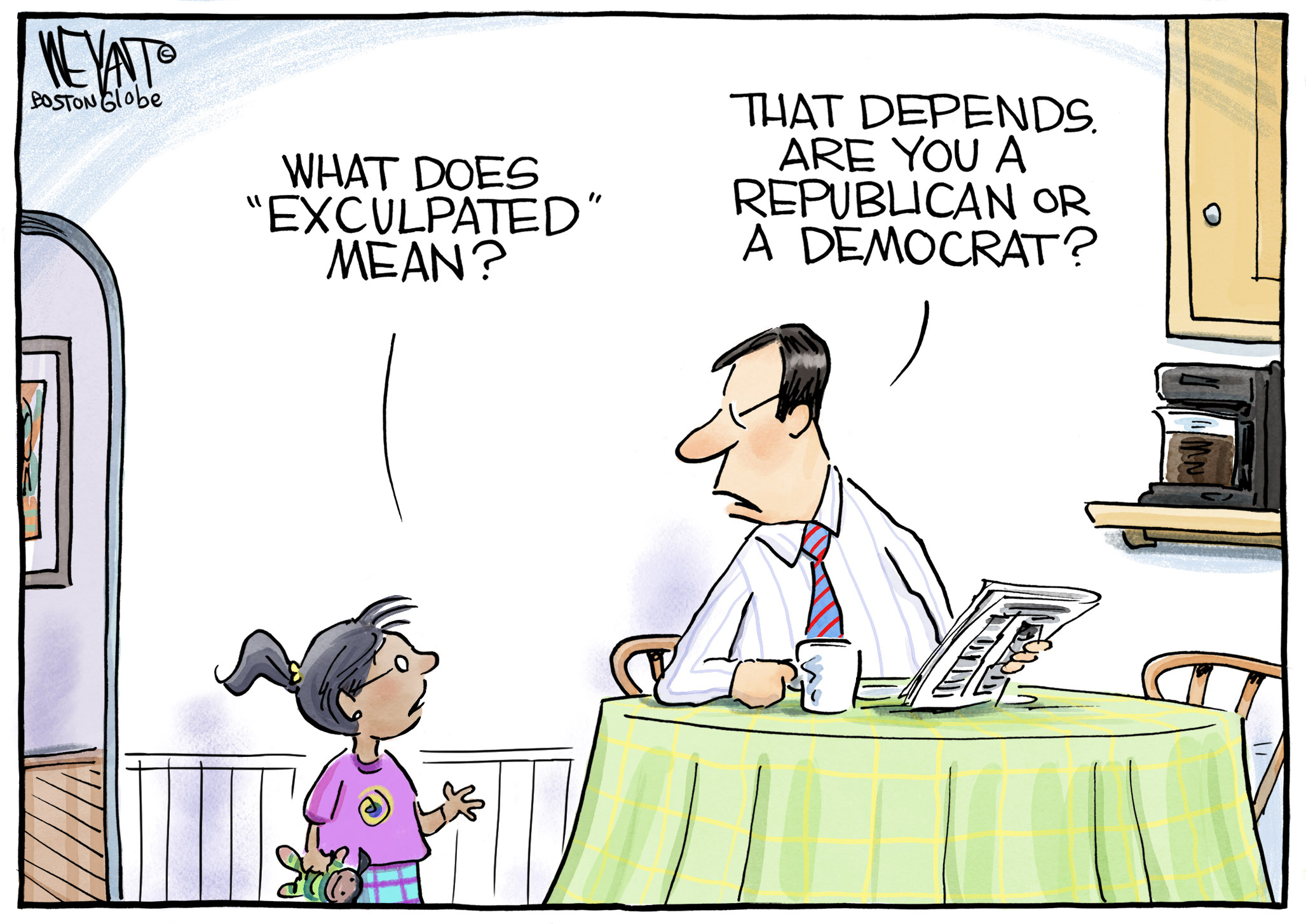 The conditional definition of ‘exculpated’ - The Boston Globe