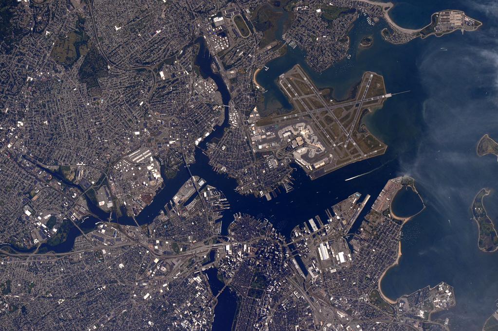 Astronaut offers view of Boston from space - The Boston Globe