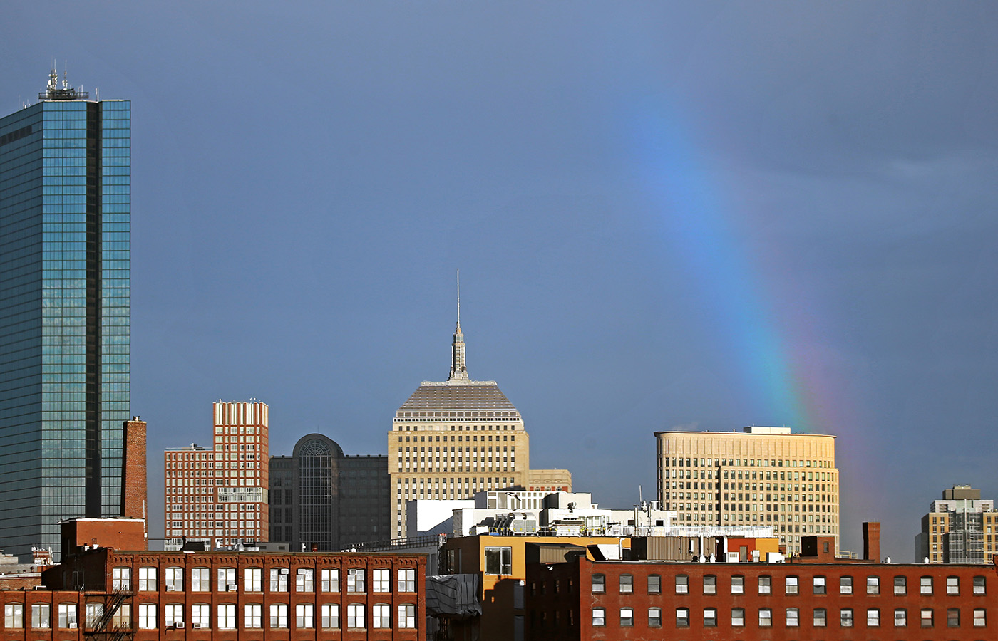 Double rainbow seen by many Mass. residents this morning - The Boston Globe