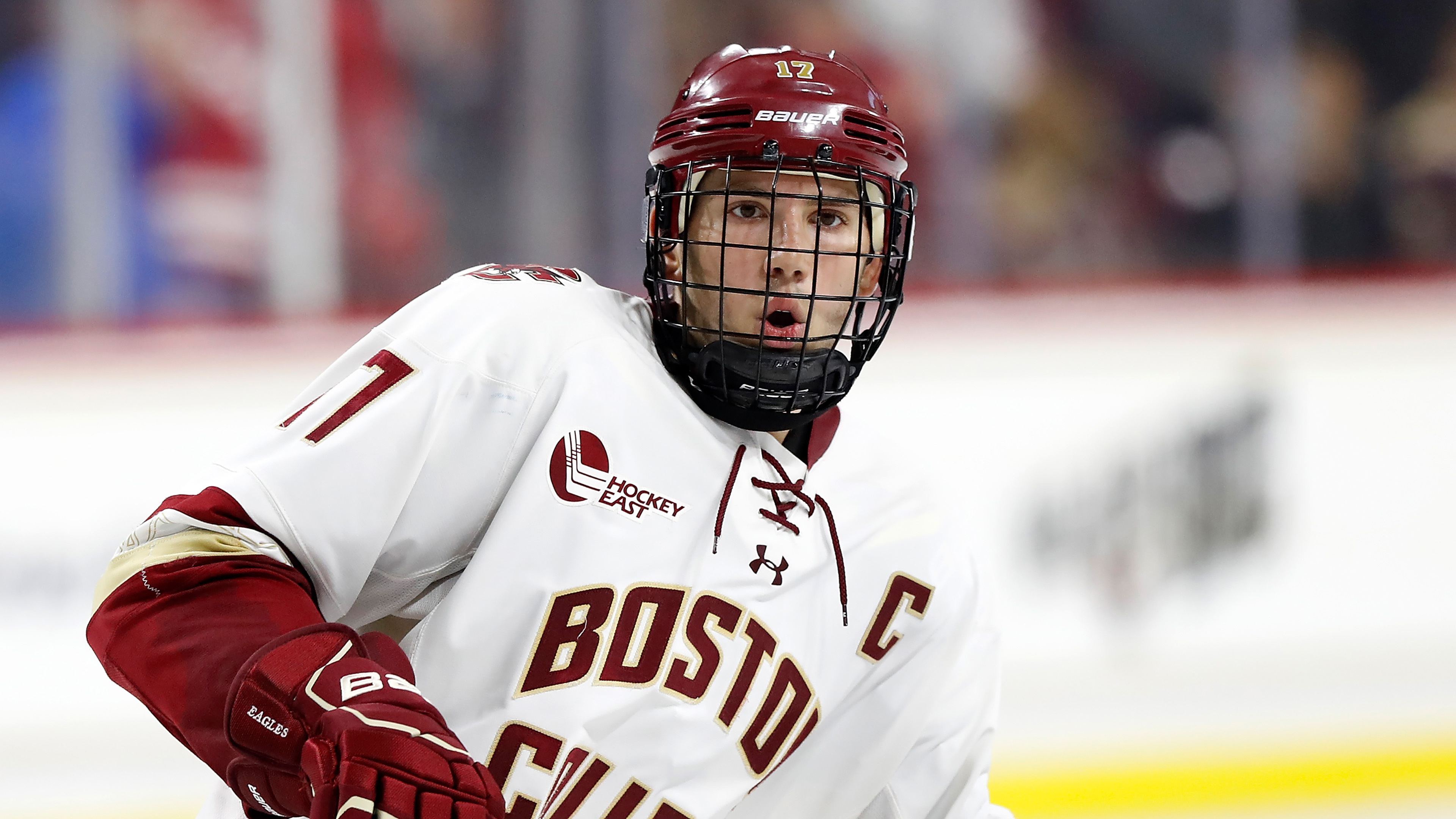 Boston College’s David Cotton signs two-year contract with Carolina ...