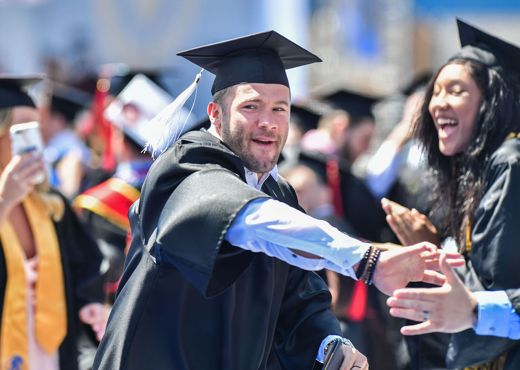 Julian Edelman celebrates graduating from Kent State - The Boston Globe
