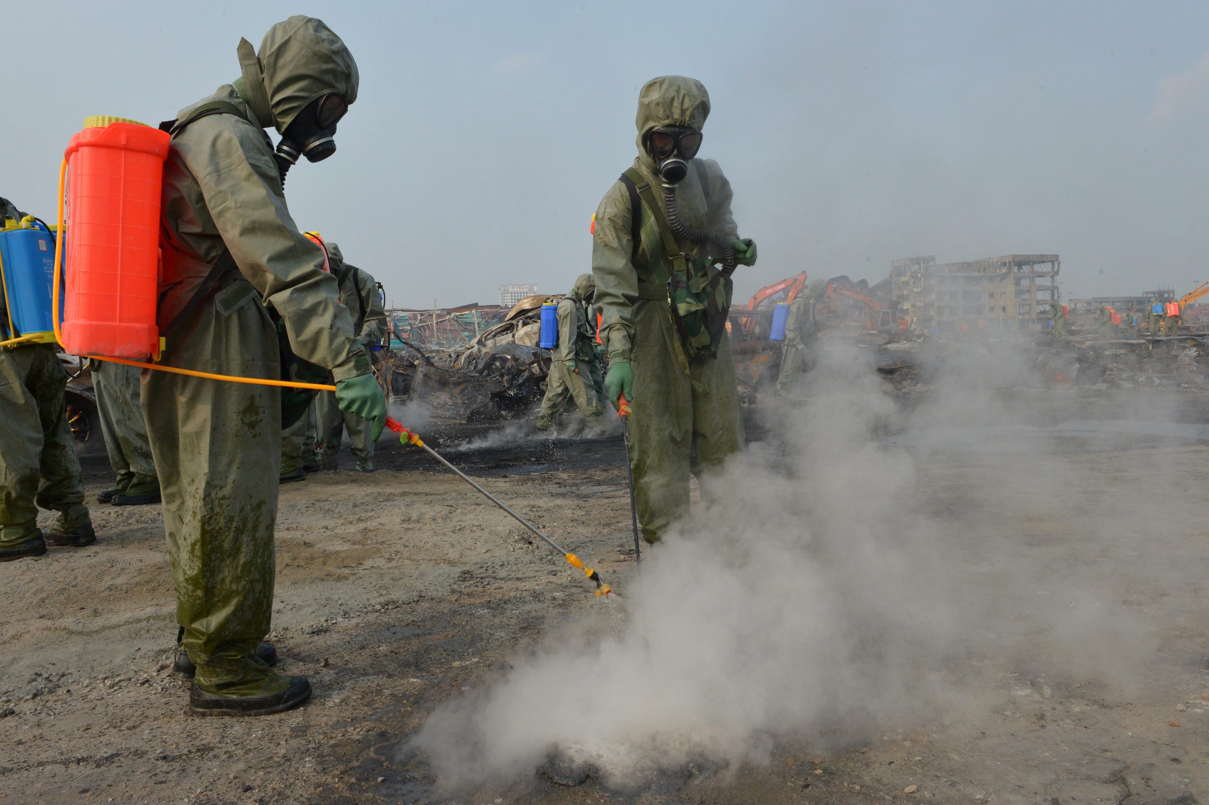 Cyanide levels near explosion site in China surpass national standards ...