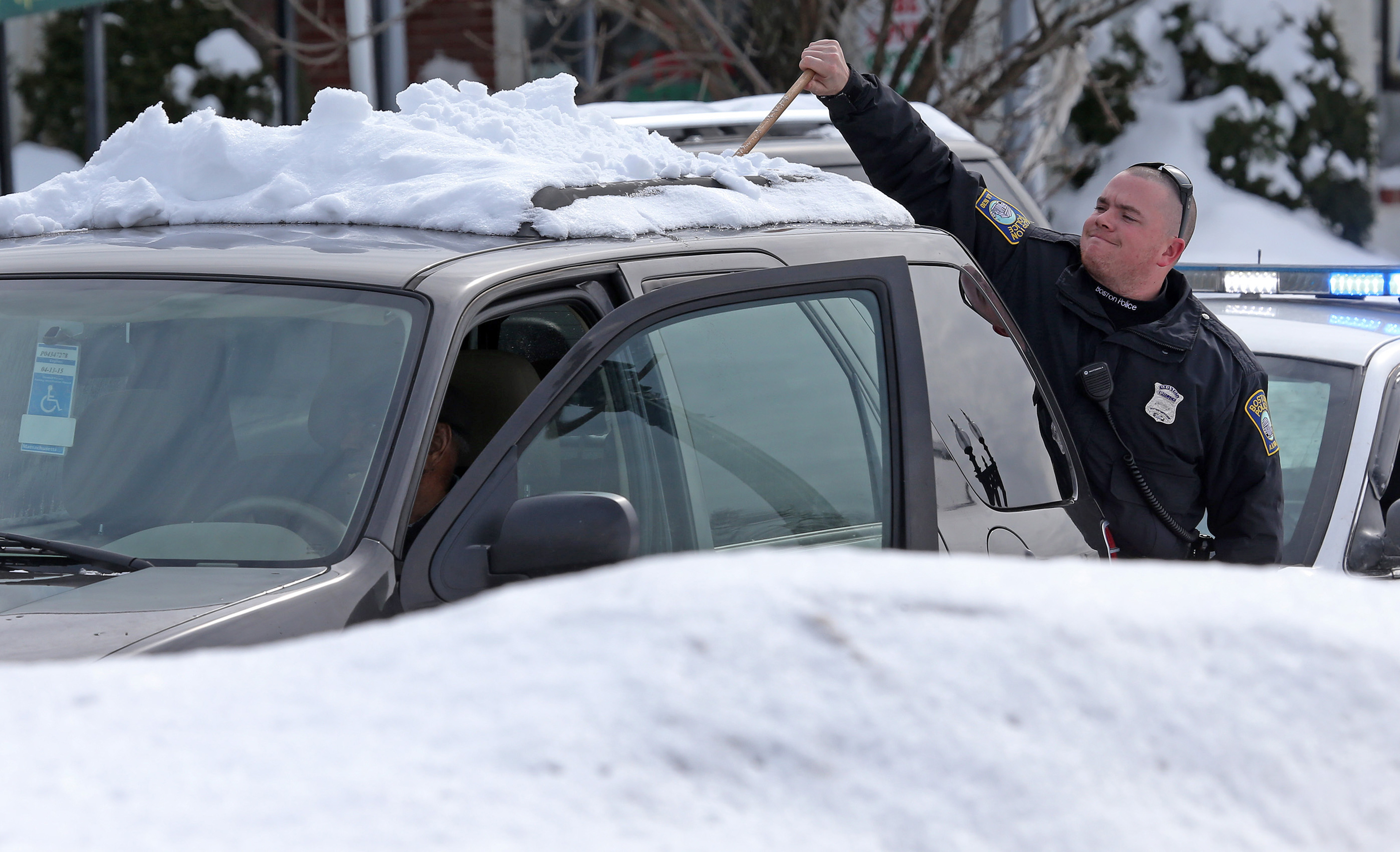 Amid historic snowfall, Boston police helping on all fronts - The ...
