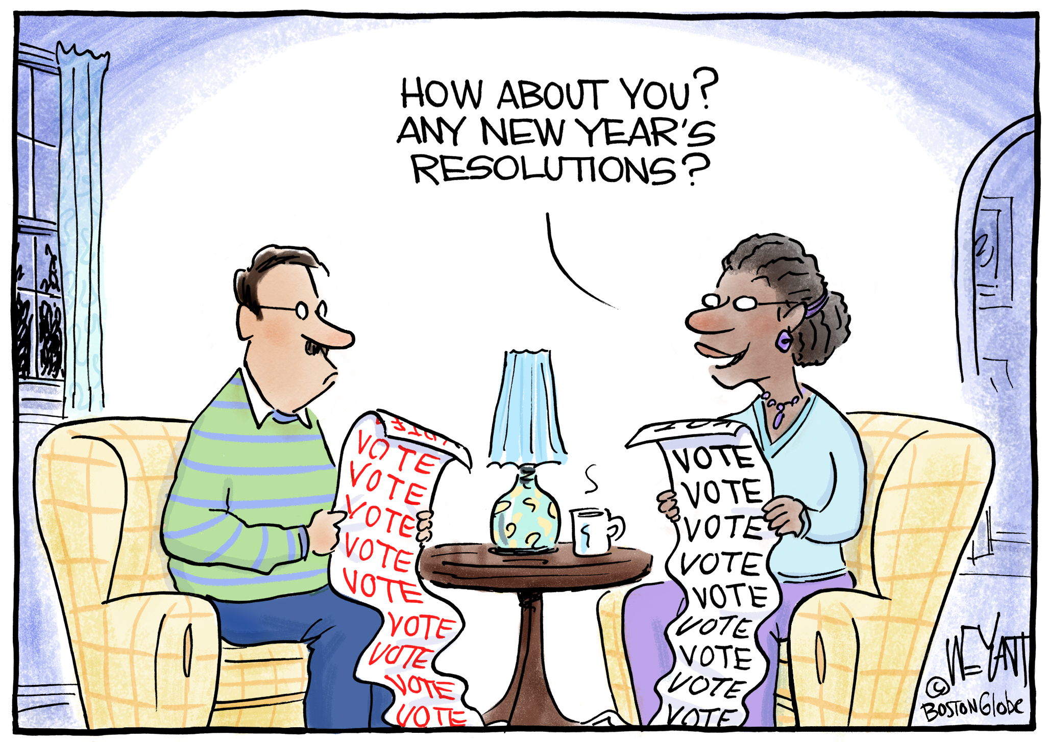 Resolutions for the new year - The Boston Globe