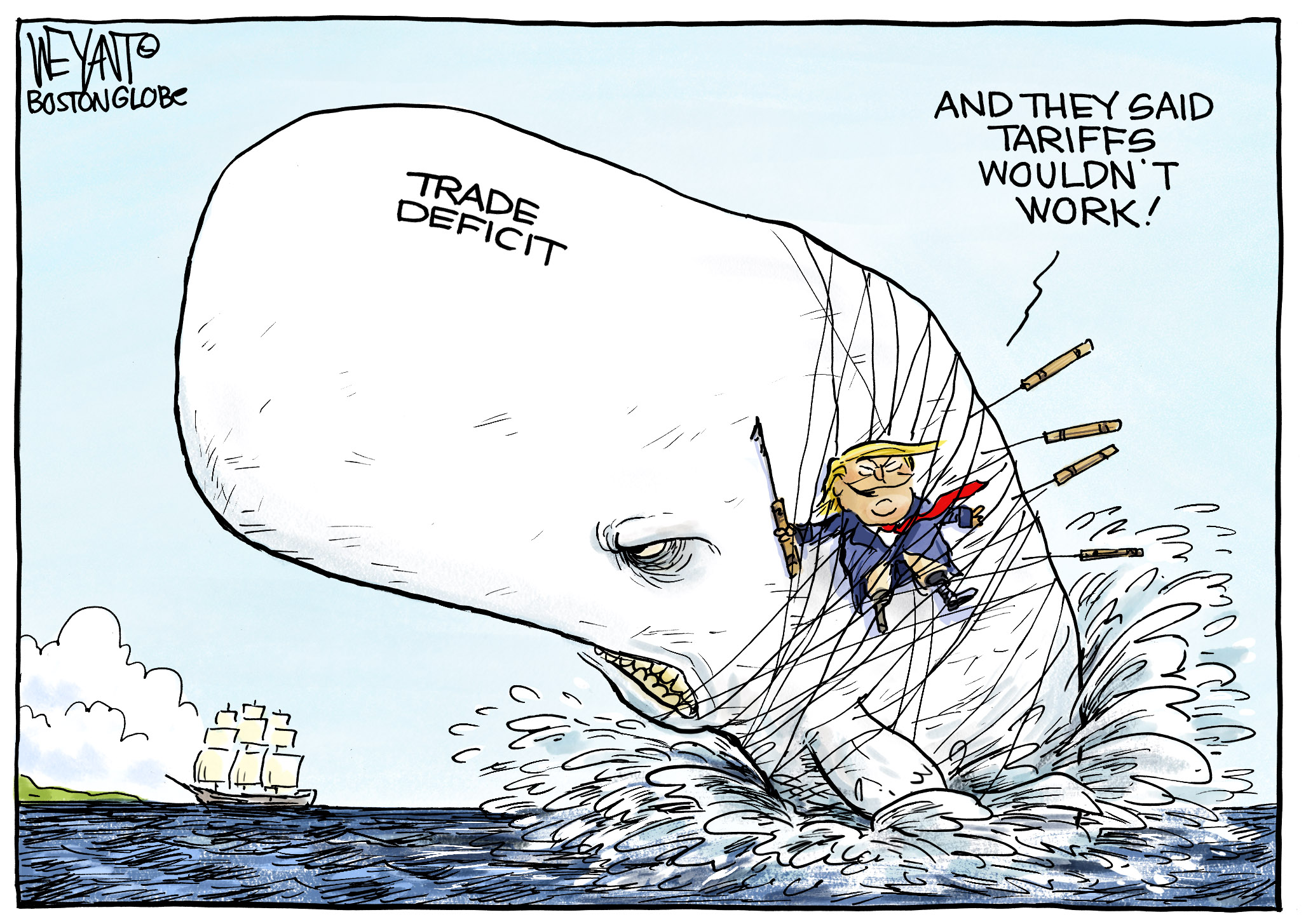President Trump’s white whale - The Boston Globe